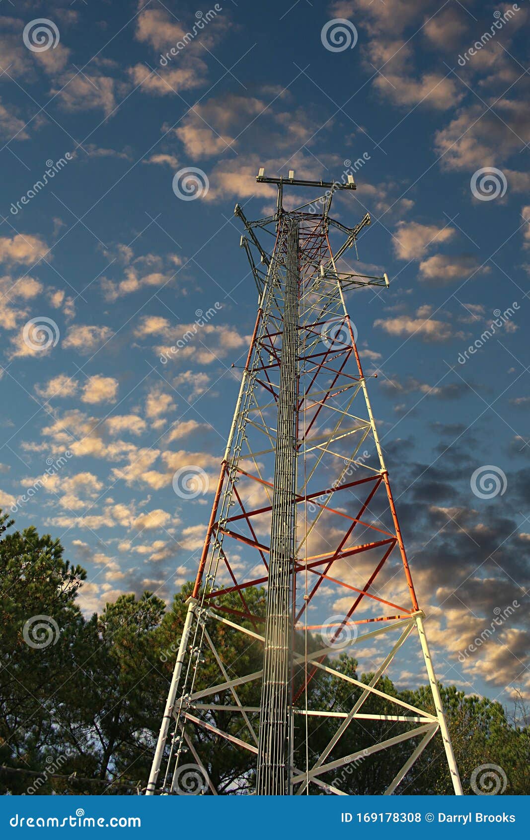 Broadcast Tower stock photo. Image of high, structure - 169178308