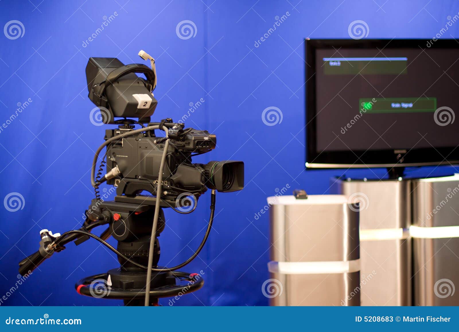 Broadcasting camera stock image. Image of flat, black - 5208683