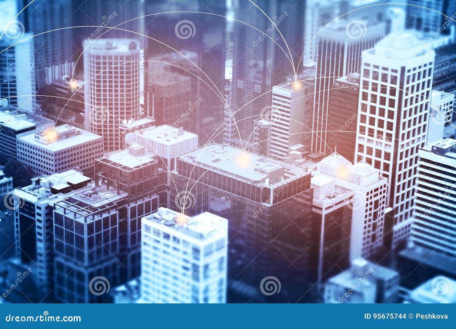 Broadcasting network stock photo. Image of infographic - 95675744