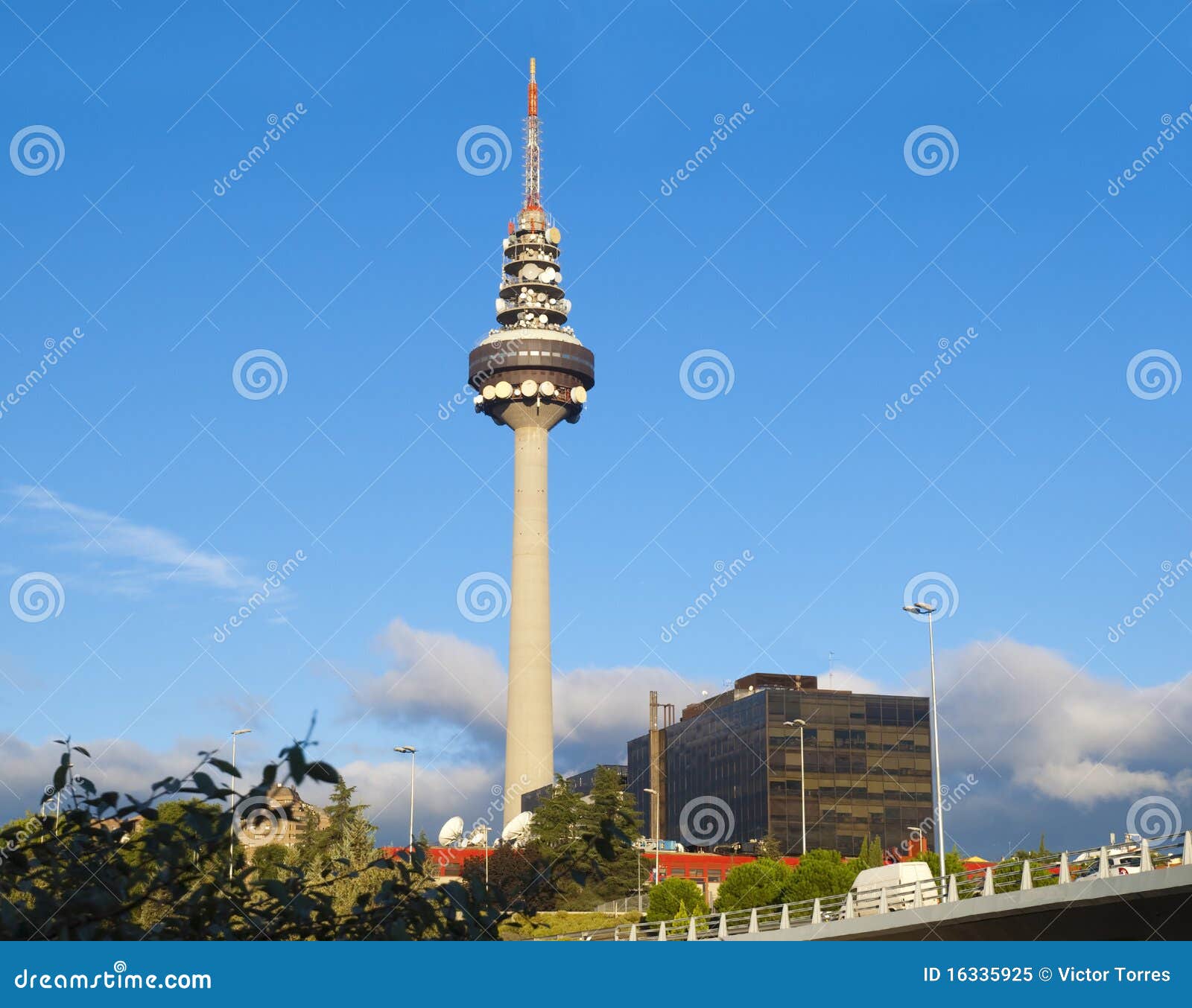 Broadcasting Tower stock image. Image of information - 16335925