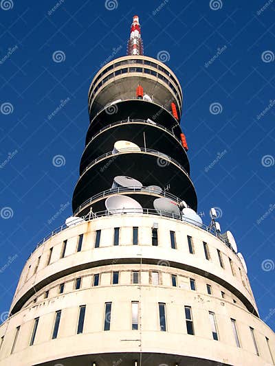 Broadcasting tower stock image. Image of telephone, aerial - 386399