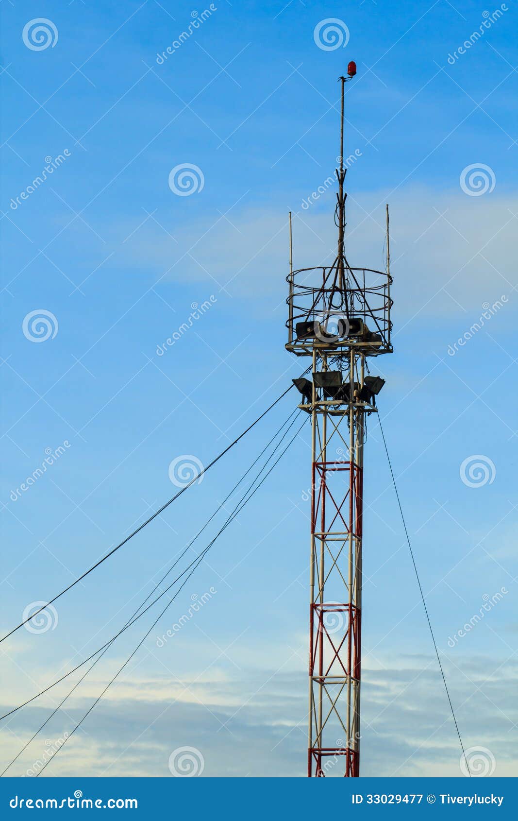 Broadcasting tower stock image. Image of speaker, electric - 33029477