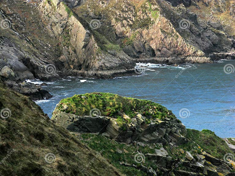 Broadhaven bay stock image. Image of coast, rocks, water - 8383475