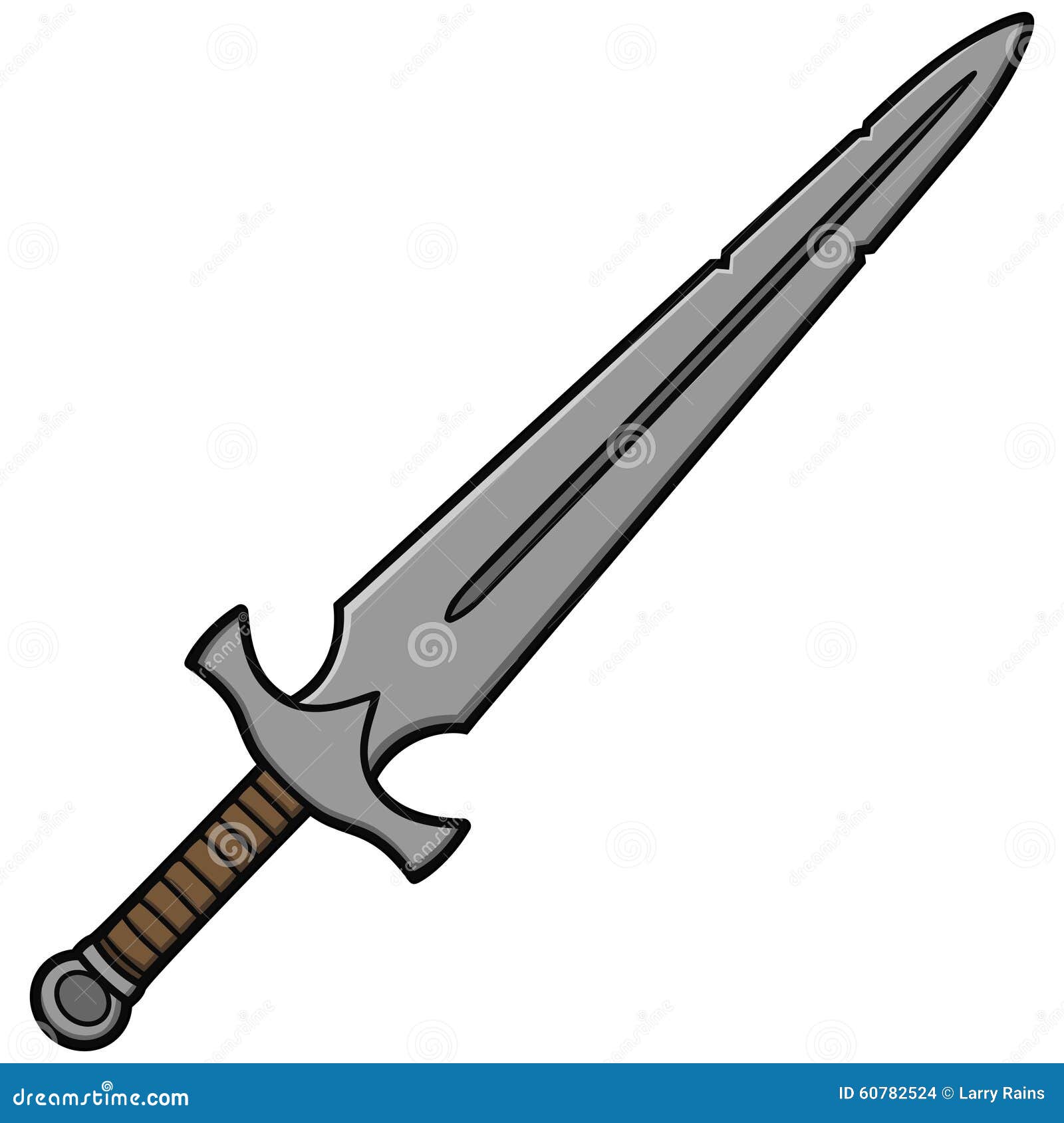 Broadsword vector illustratie. Illustration of breedwoord - 60782524