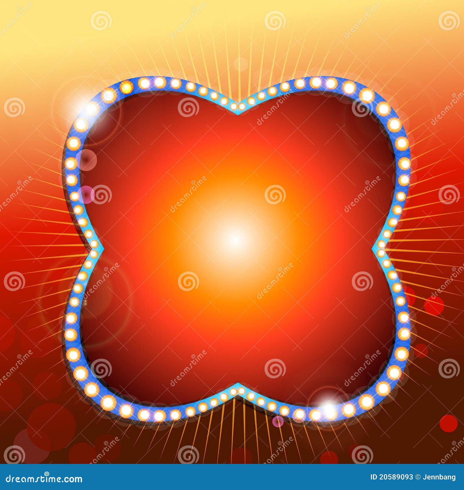 Broadway board stock illustration. Illustration of business - 20589093