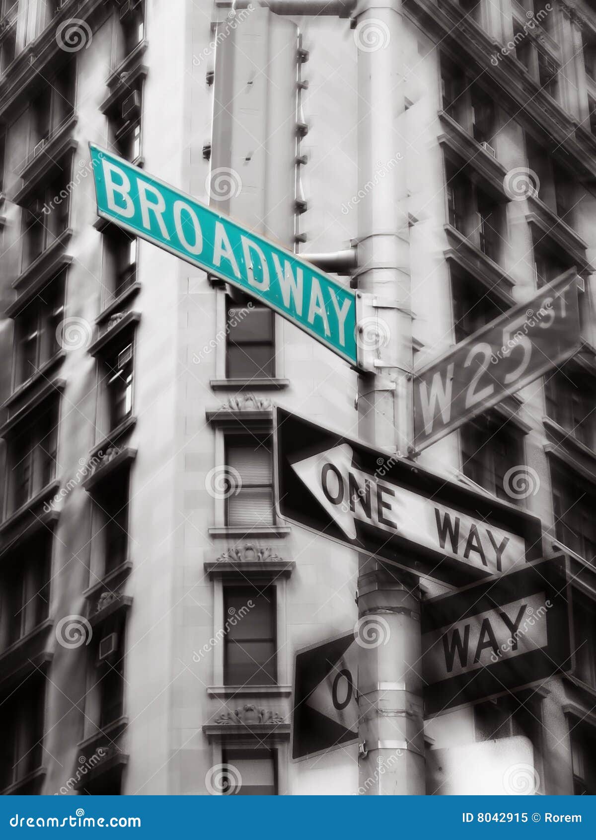 Broadway sign stock image. Image of symbol, sign, destination - 8042915