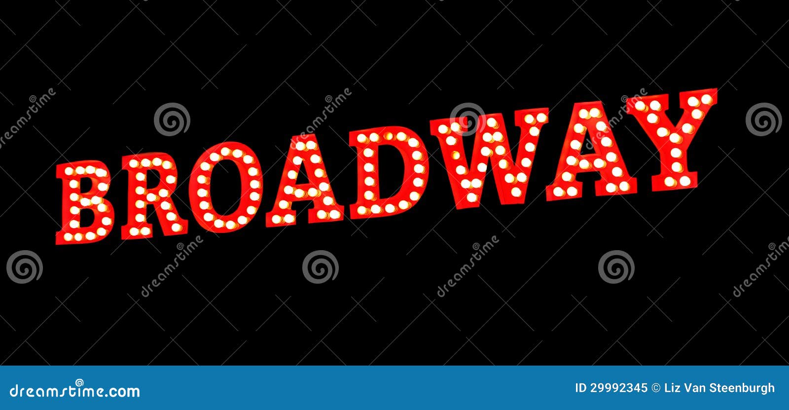 Broadway Lights Background