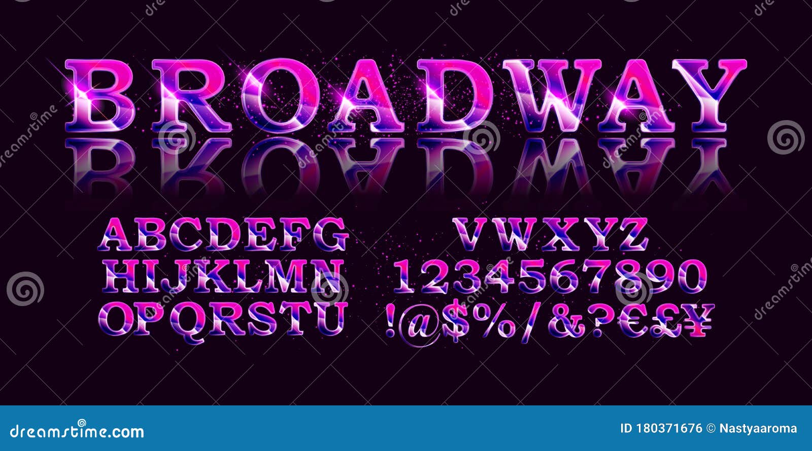Broadway Style Retro Light Bulb Font Stock Illustration - Illustration ... Broadway Style Retro Light Bulb Font Stock Illustration - Illustration ...