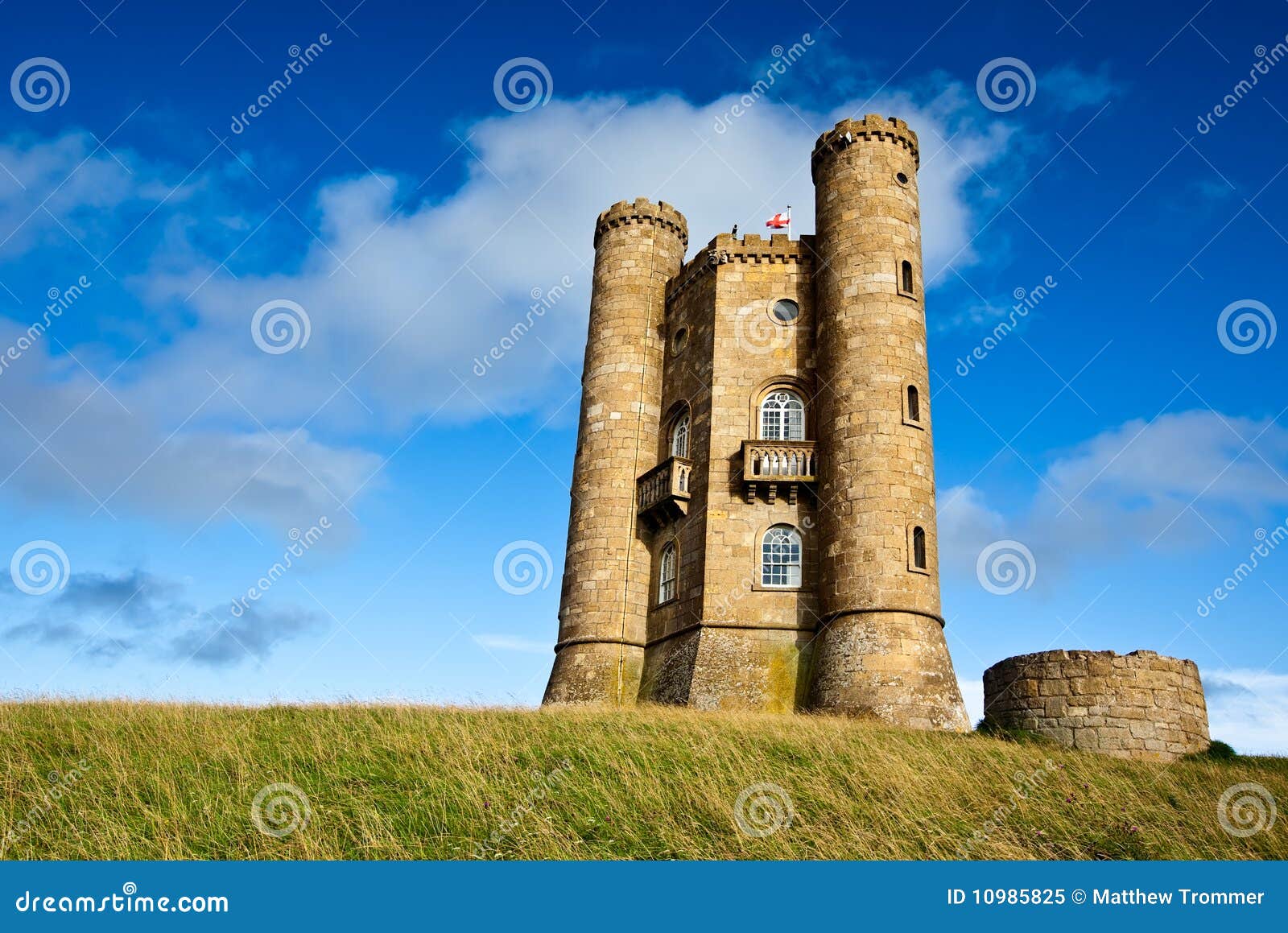 Broadway Tower - Folly In Cotswolds England Royalty-Free Stock ...