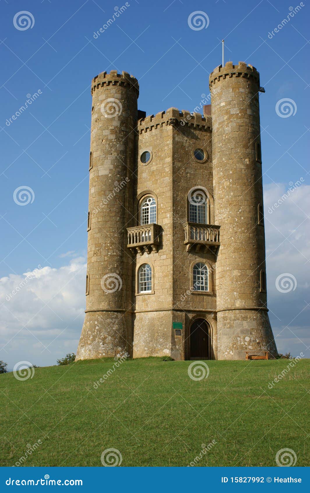 Broadway Tower - Folly In Cotswolds England Royalty-Free Stock ...