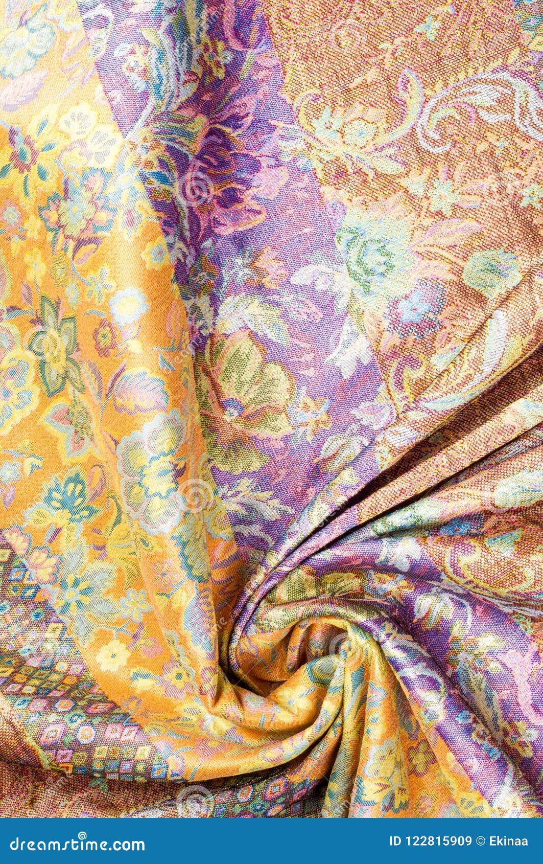 Brocade fabric texture stock image. Image of decor, flower - 122815909