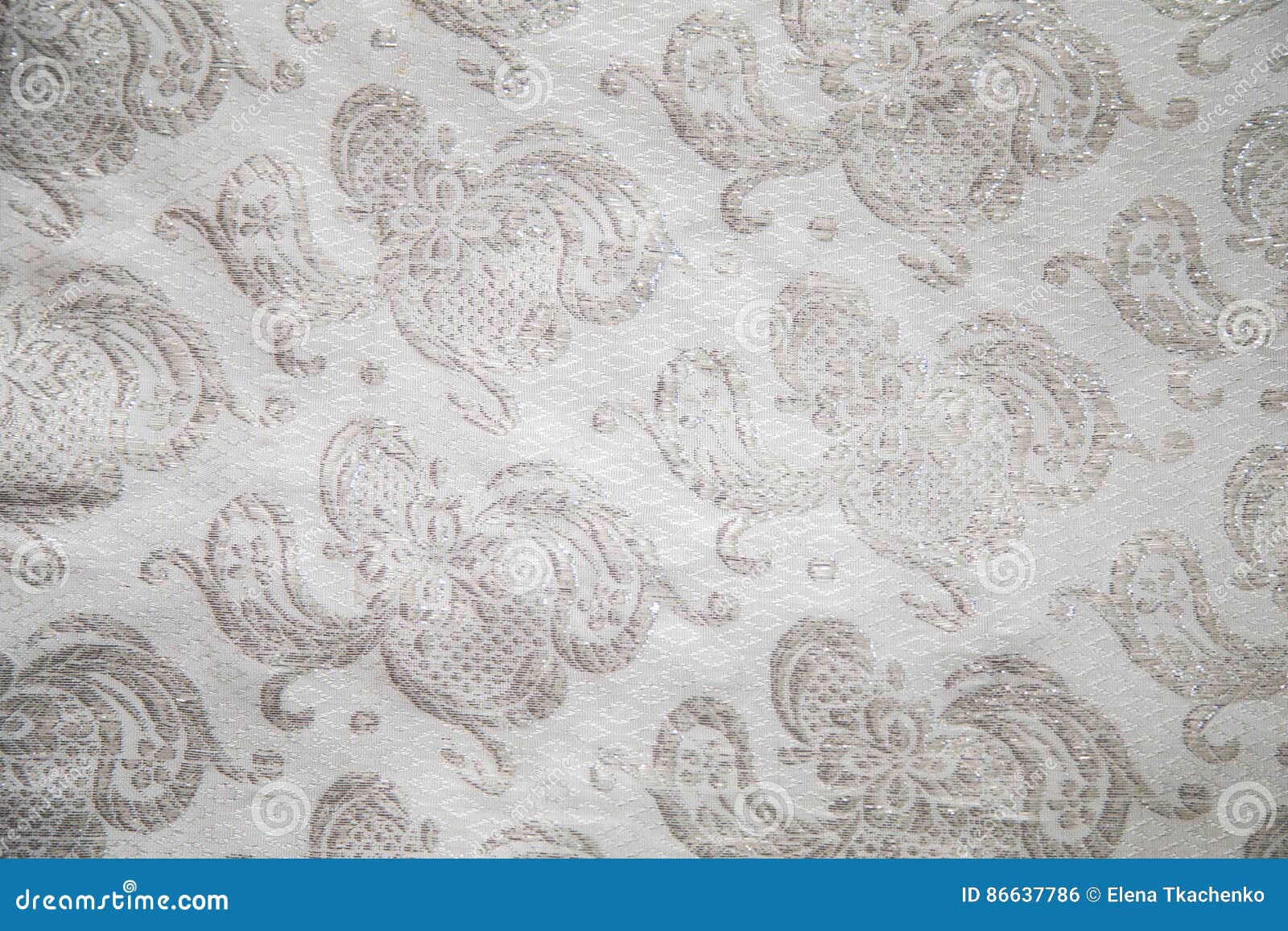 White brocade fabric - happylasopa