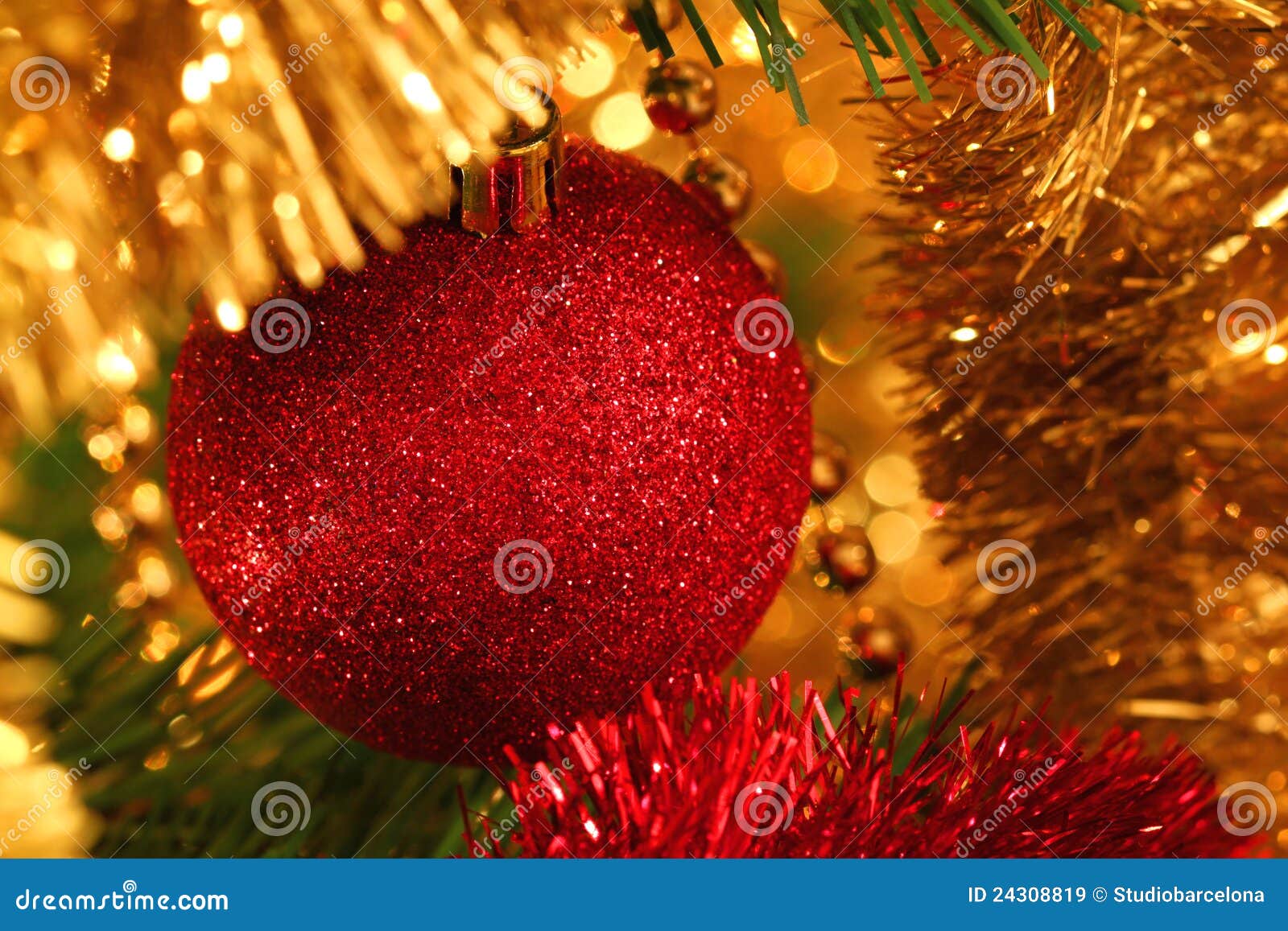 Brocade glass ball stock image. Image of holiday, tree - 24308819