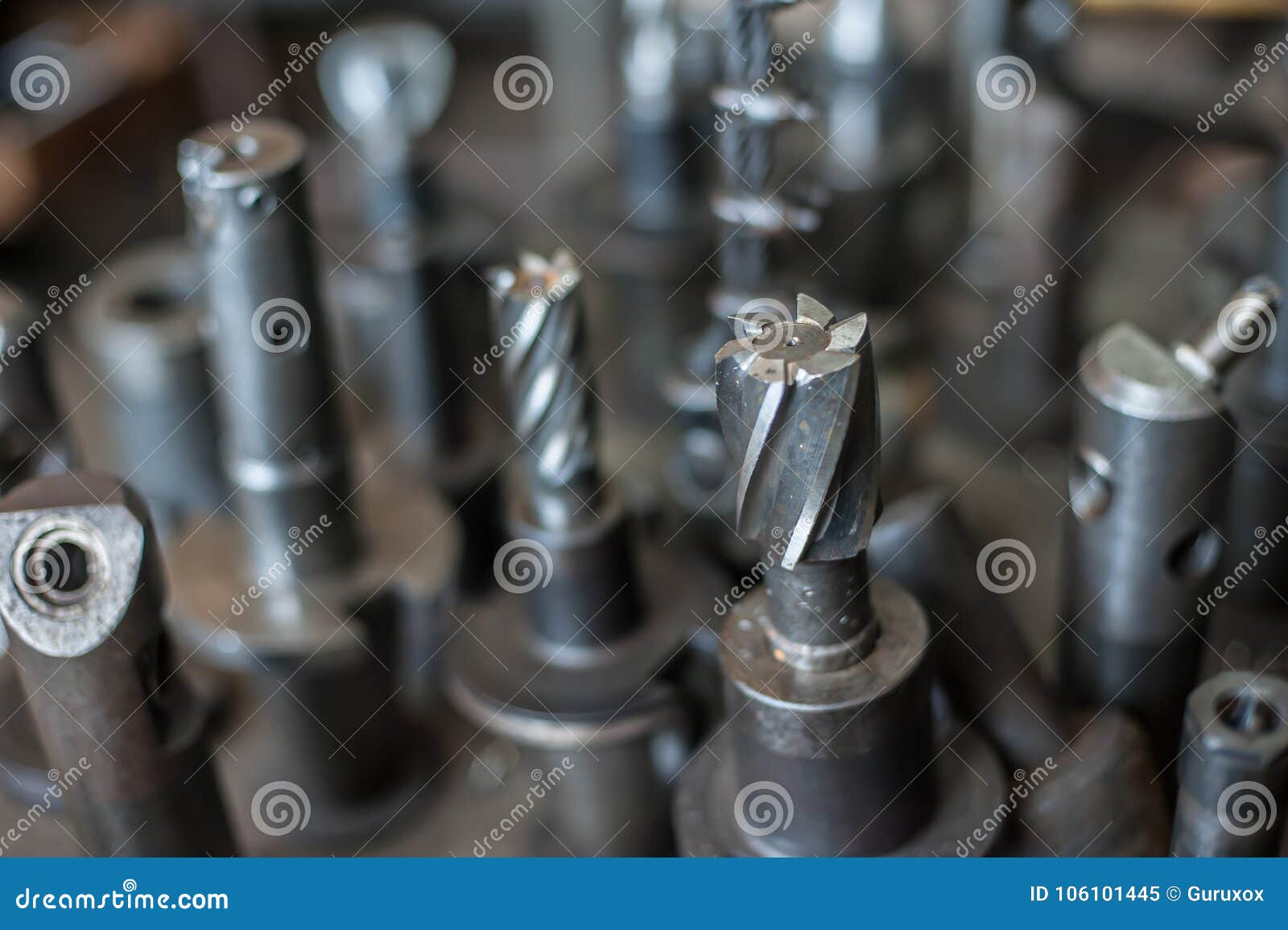 Brocas Industriales Pesadas Imagen de archivo - Imagen de espiral ...