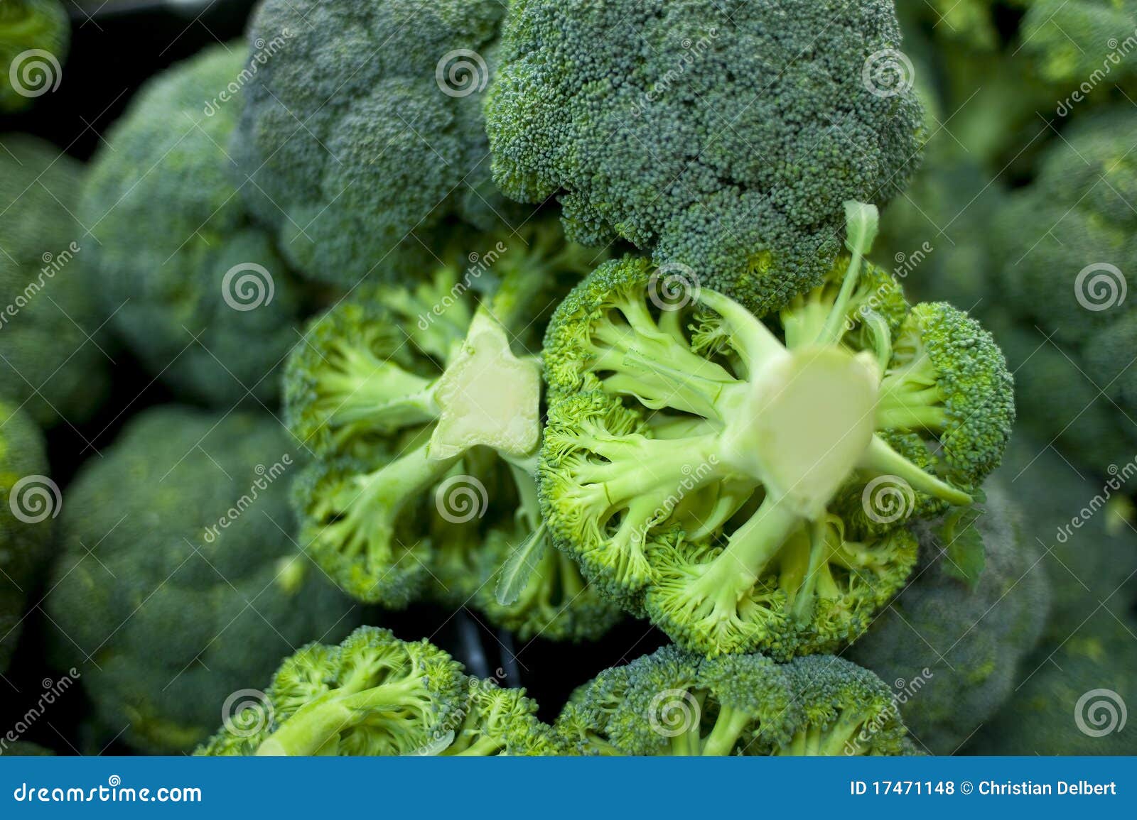 Broccoli stock photo. Image of nature, horizontal, health - 17471148