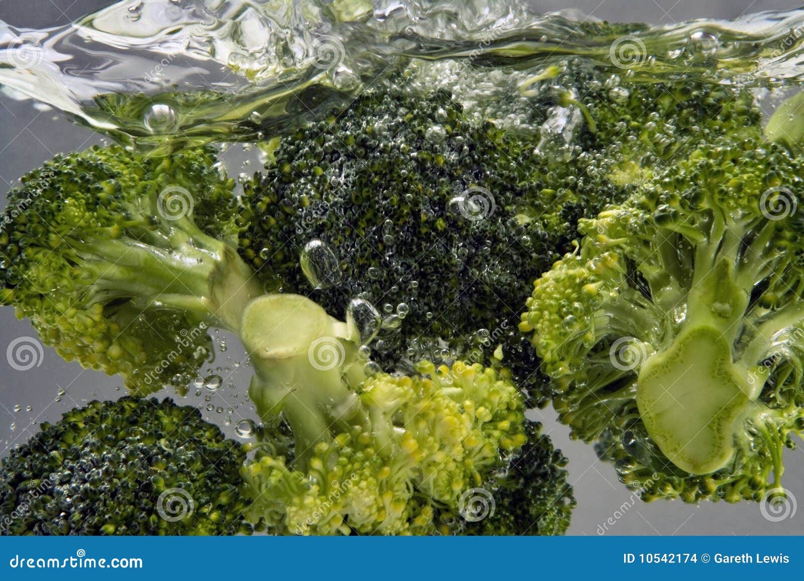 Broccoli boiling in water stock photo. Image of colorful - 10542174