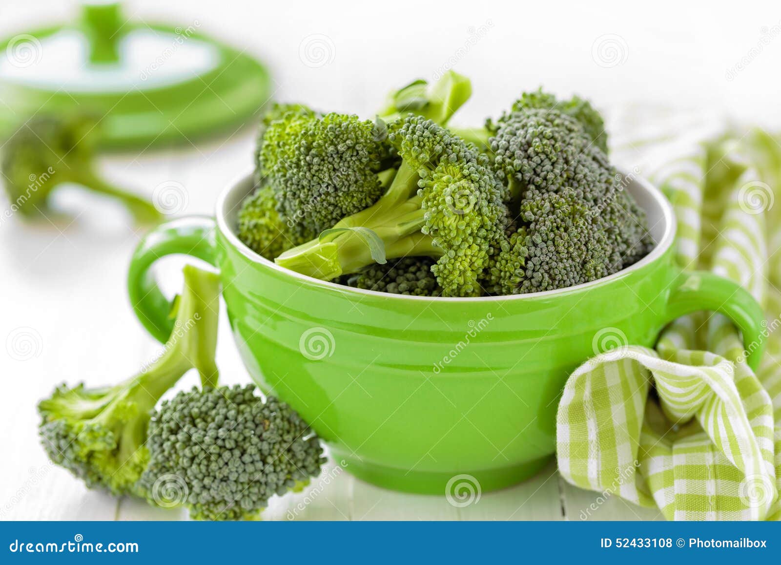 Broccoli stock photo. Image of bowl, cooking, kitchen - 52433108