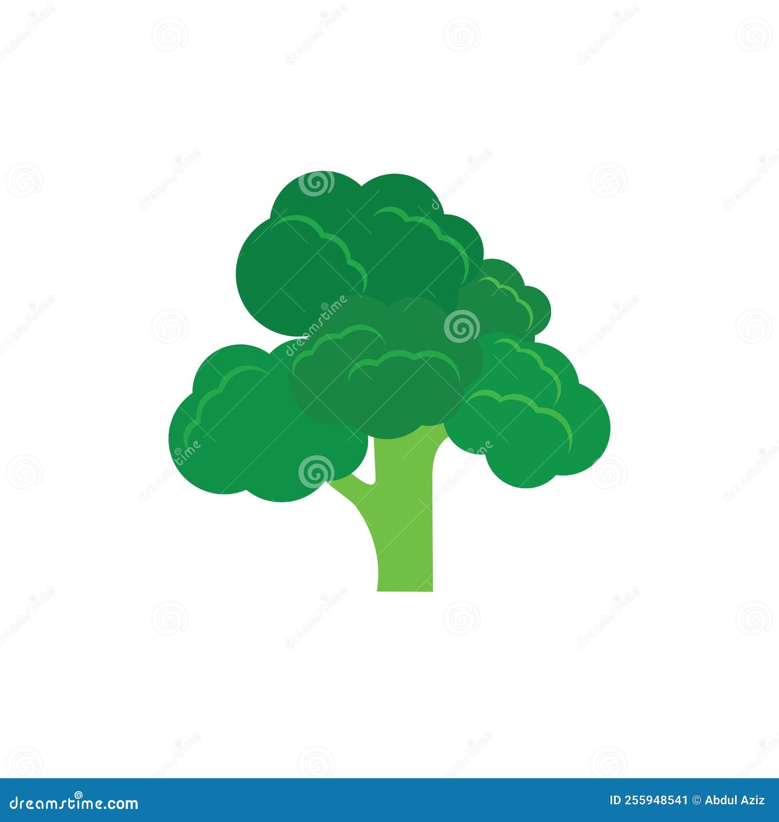 Broccoli Icon Template Illustration Stock Vector - Illustration of ...