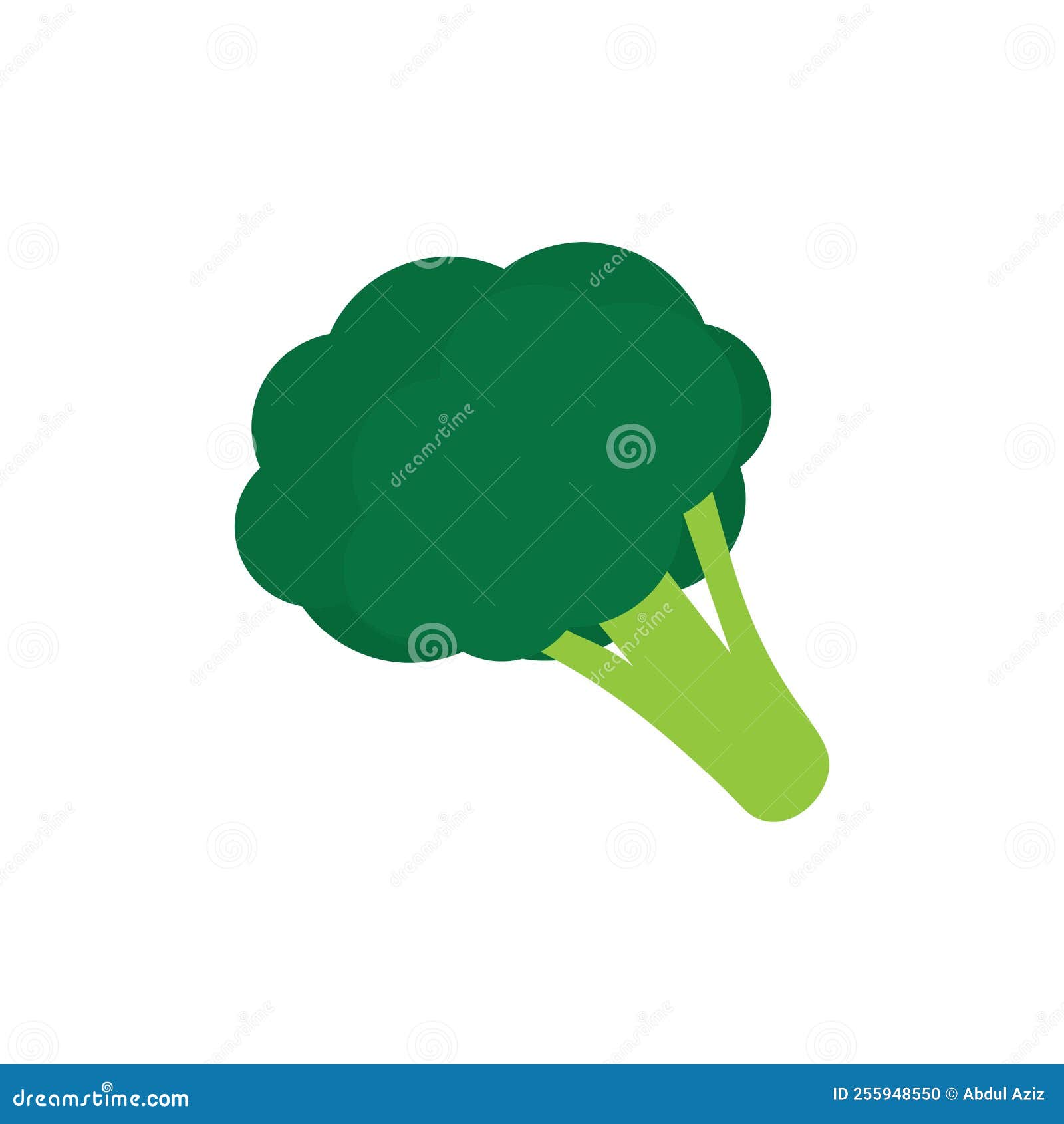 Broccoli Icon Template Illustration Stock Vector - Illustration of ...