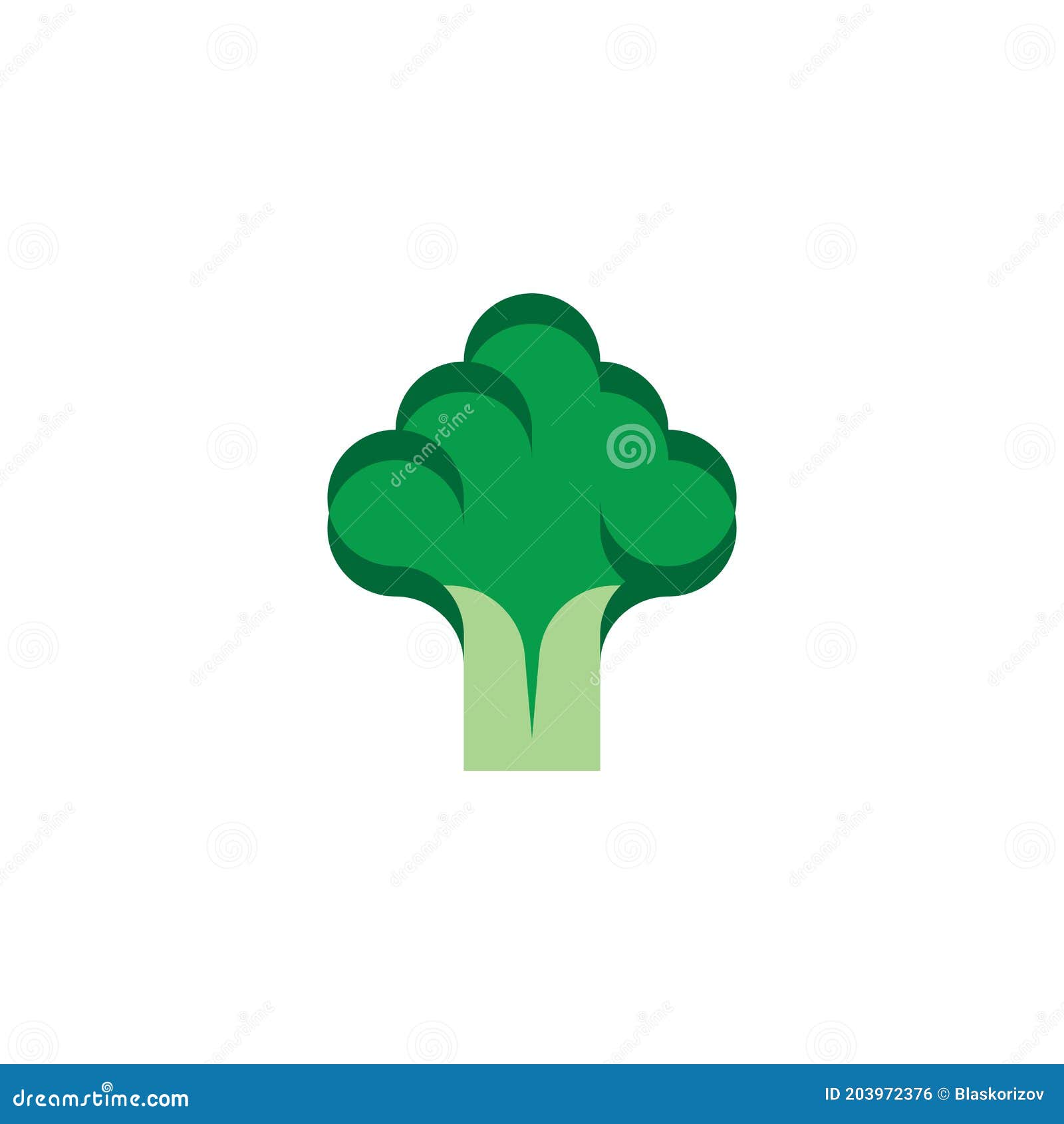 Broccoli Logo Icon Vector Symbol Element Stock Vector - Illustration of ...