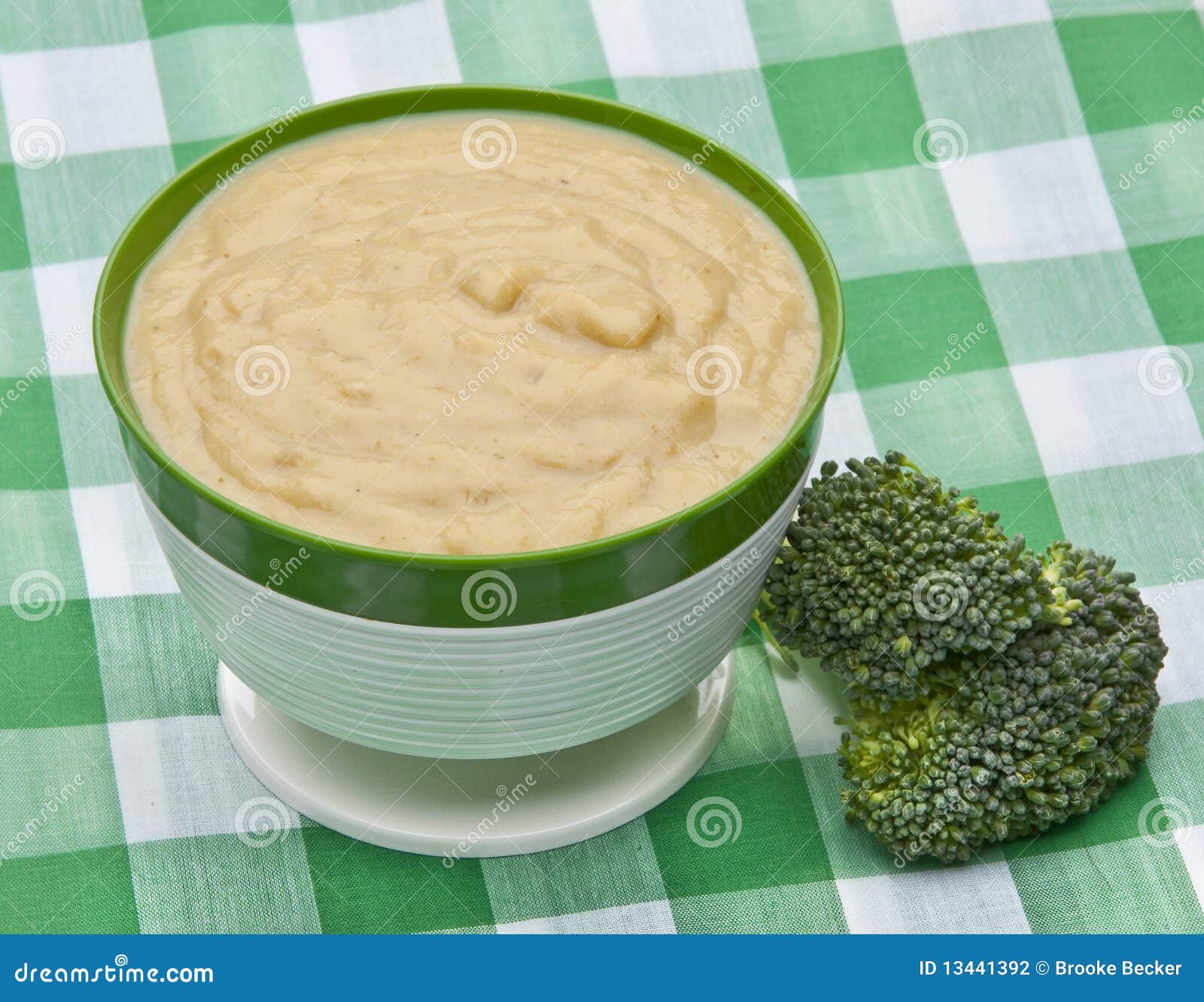 Broccoli Soup stock photo. Image of organic, healthy - 13441392