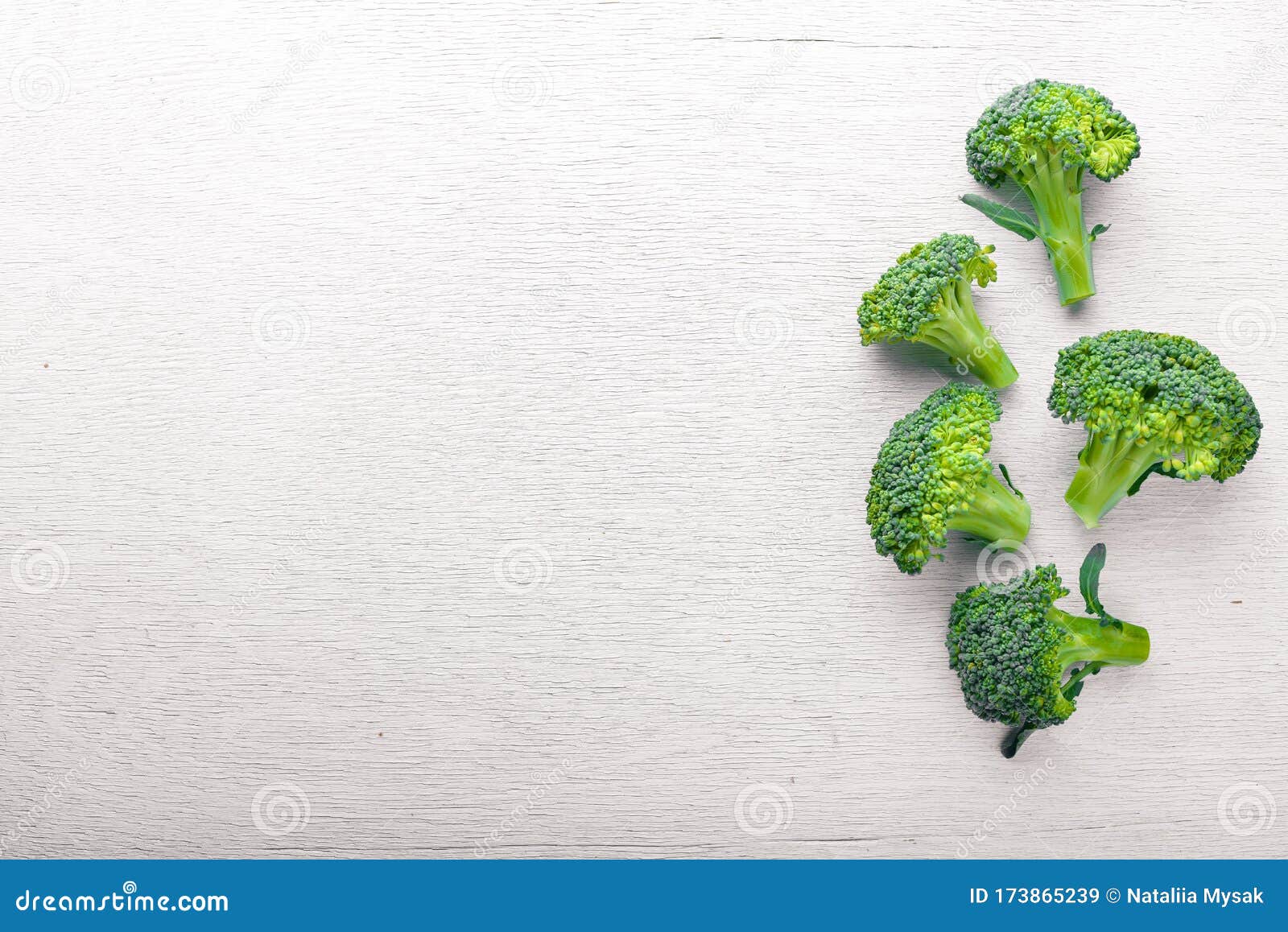 Broccoli. Top view stock image. Image of ripe, green - 173865239
