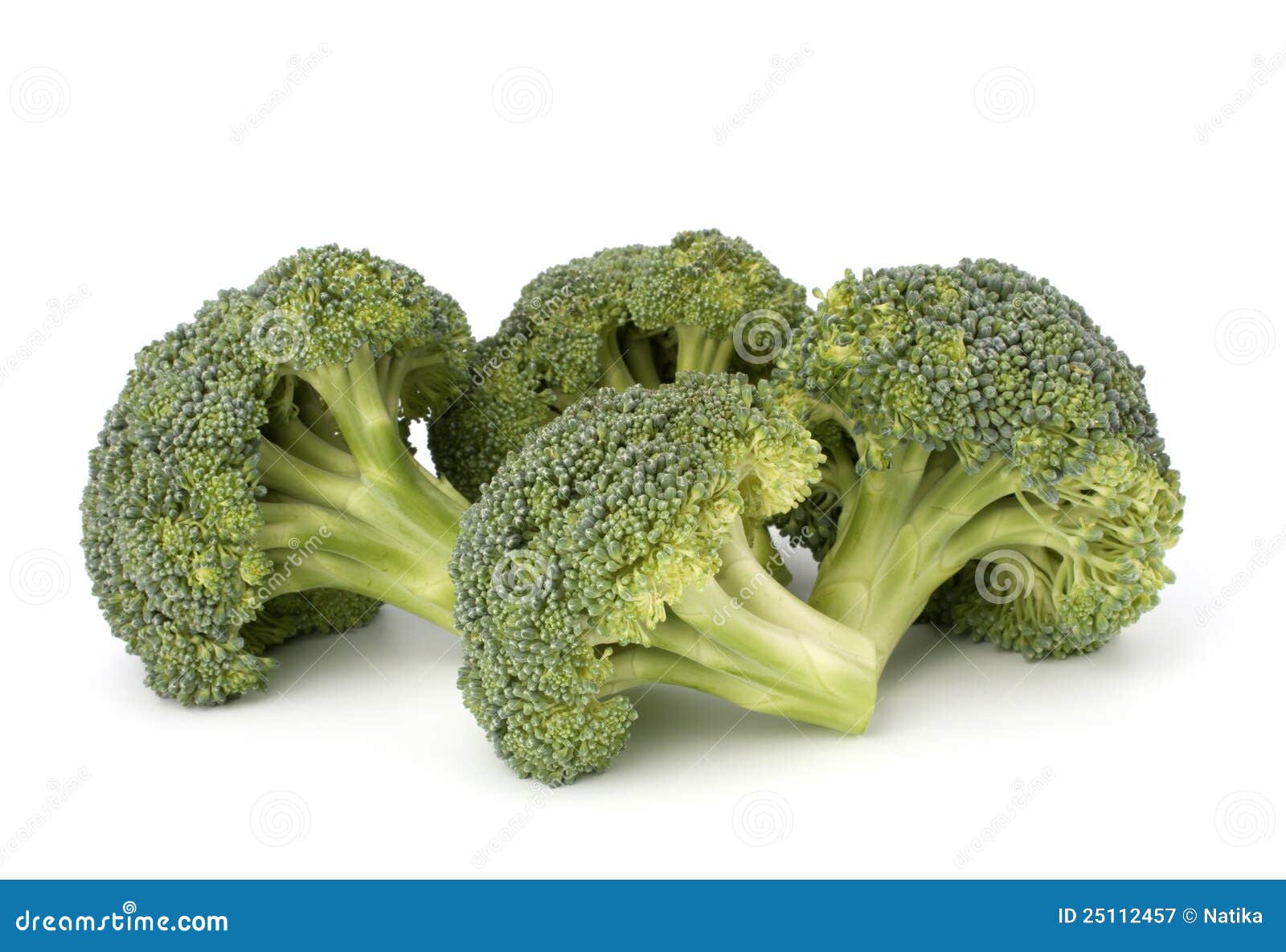 Broccoli Vegetable Like A Tree, Broccoli Forests On The White ...