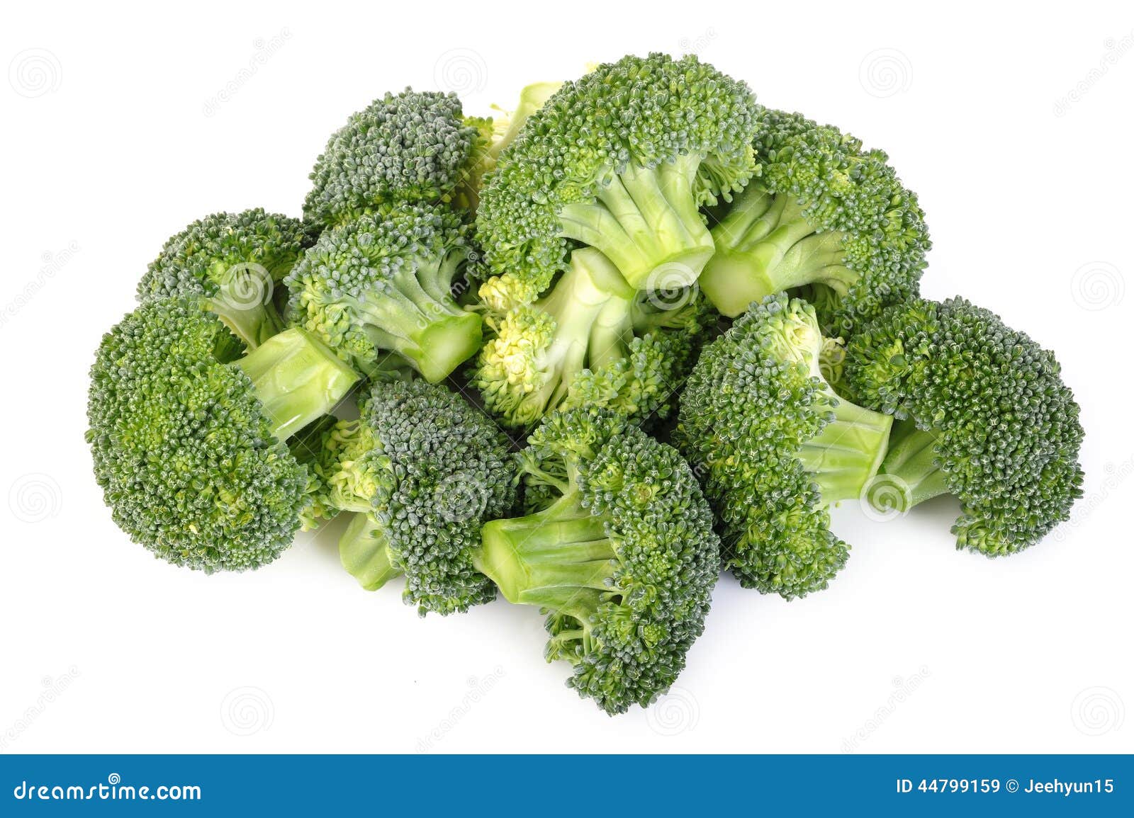 Broccoli Vegetable Like A Tree, Broccoli Forests On The White ...