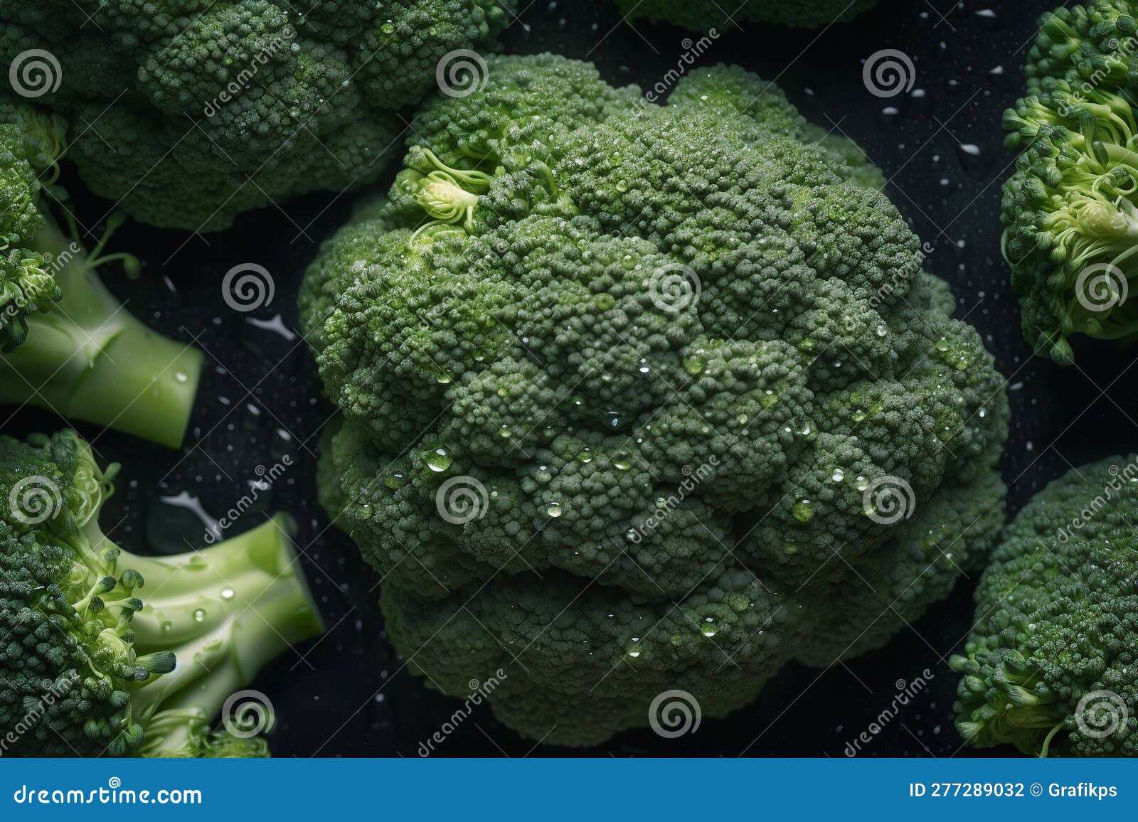 Broccoli, Which Stands Out with Its Bright Green Color and ...
