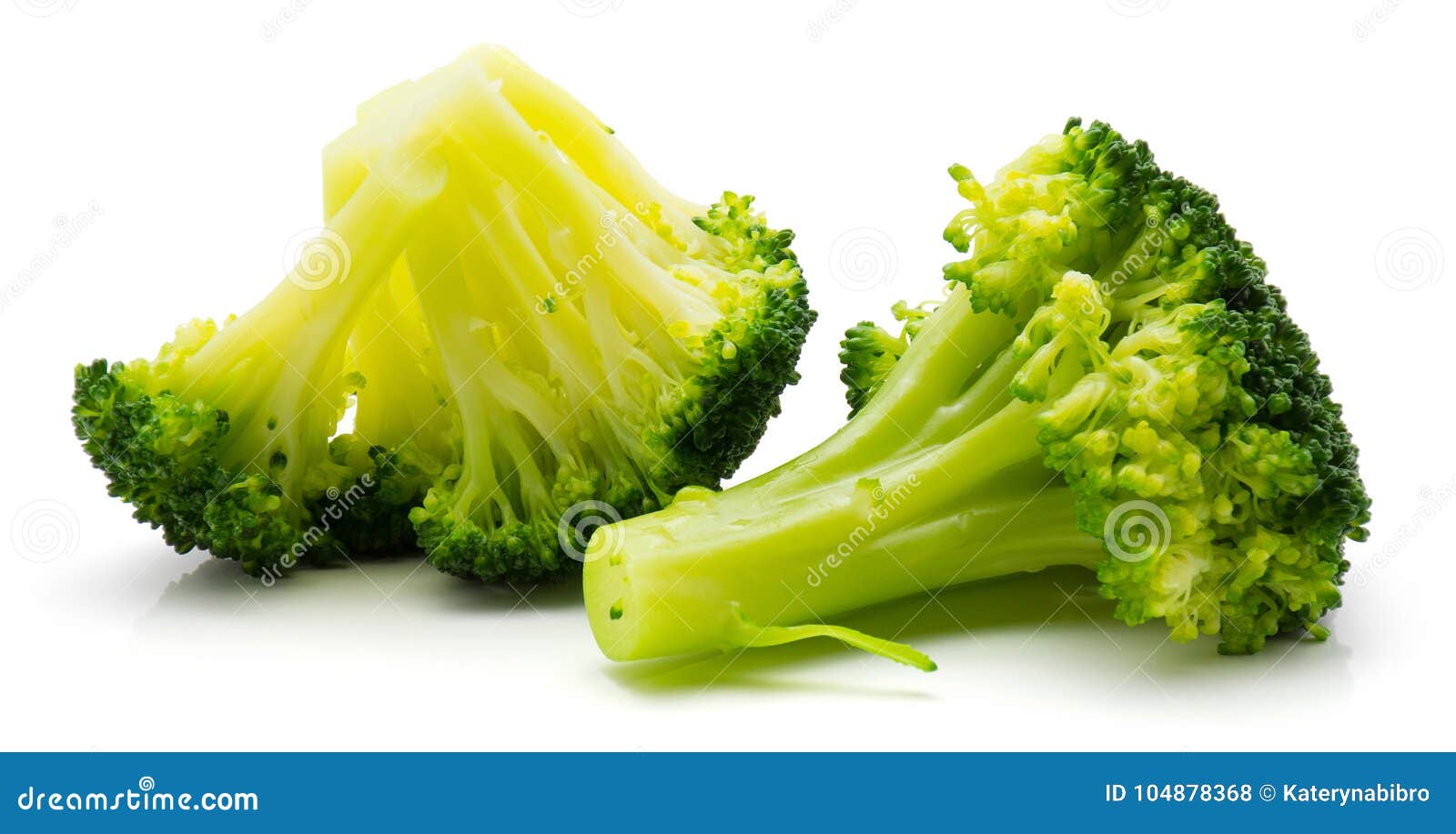 Broccoli on white stock photo. Image of background, cabbage - 104878368