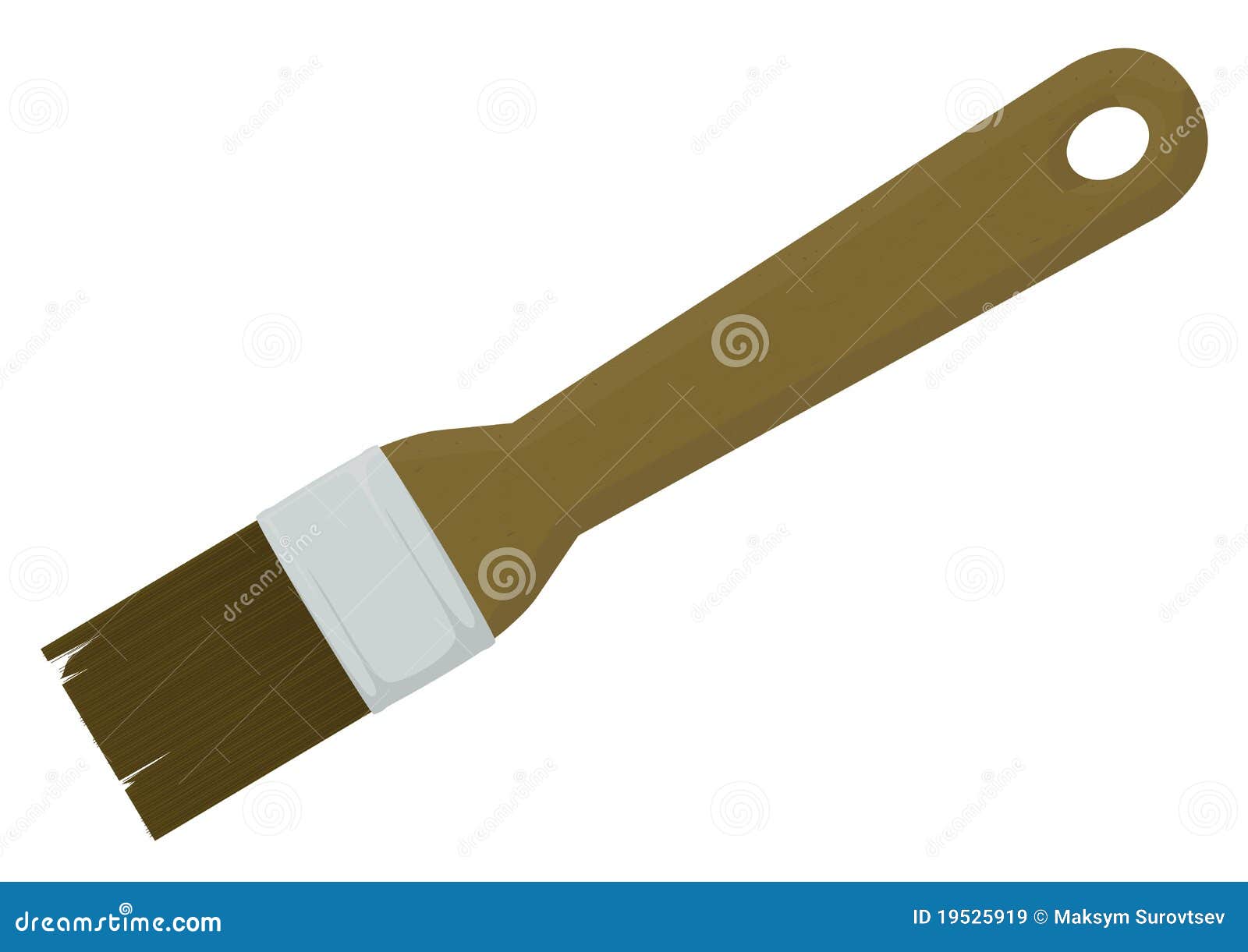 Brocha ilustración del vector. Ilustración de negocios - 19525919