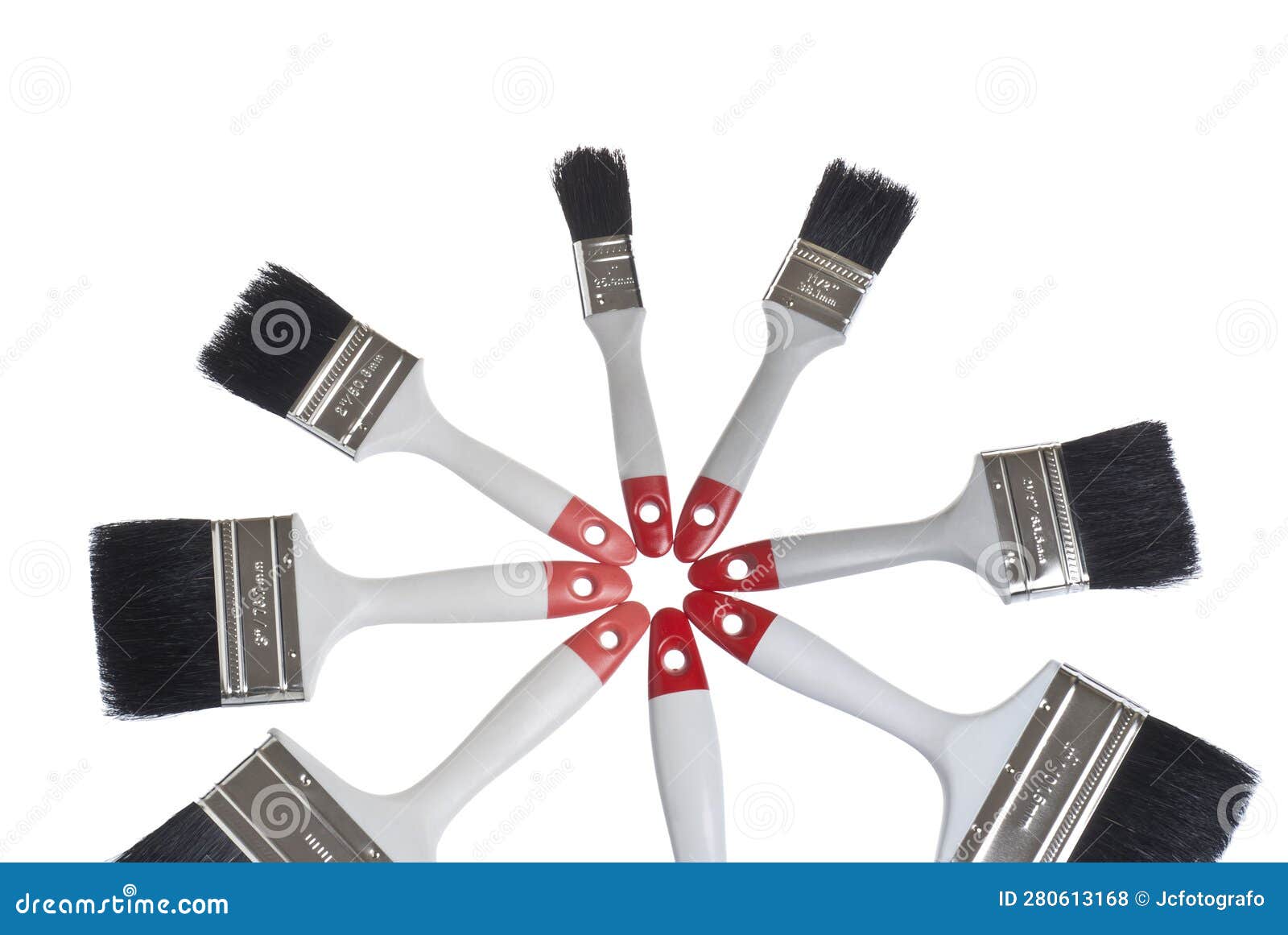 Brochas stock photo. Image of construction, brush, house - 280613168