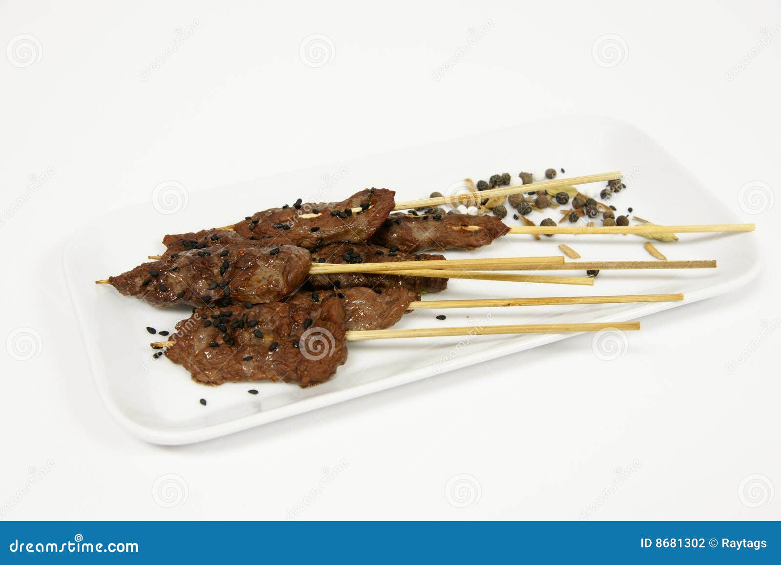 Brochettes stock photo. Image of dish, oriental, culinary - 8681302