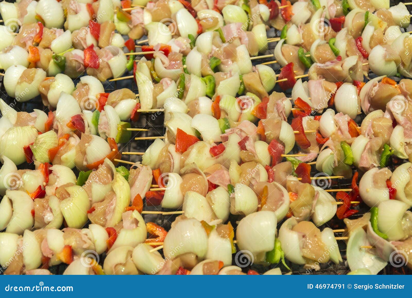 Brochettes stock image. Image of coals, kebob, kebab - 46974791