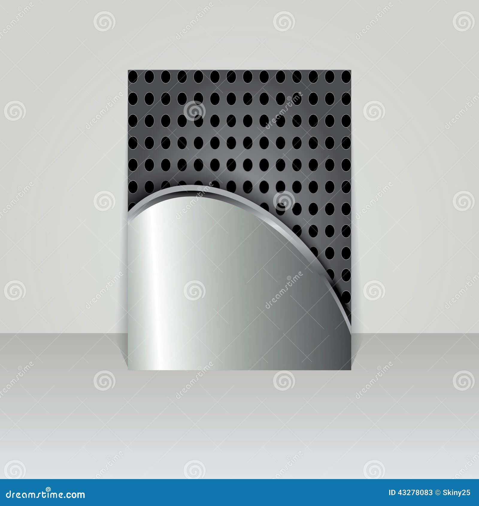 Brochure card banner metal stock vector. Illustration of safety - 43278083