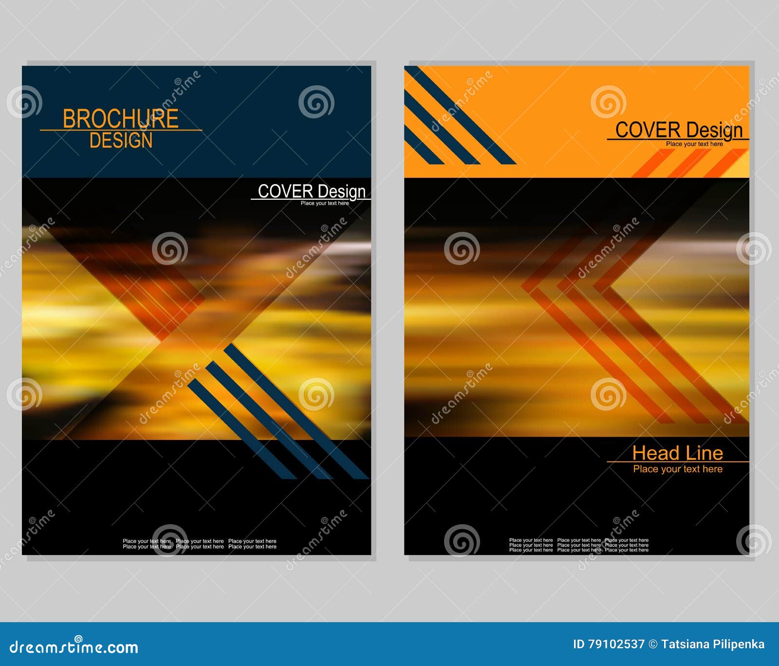 Brochure cover design stock vector. Illustration of blurred - 79102537