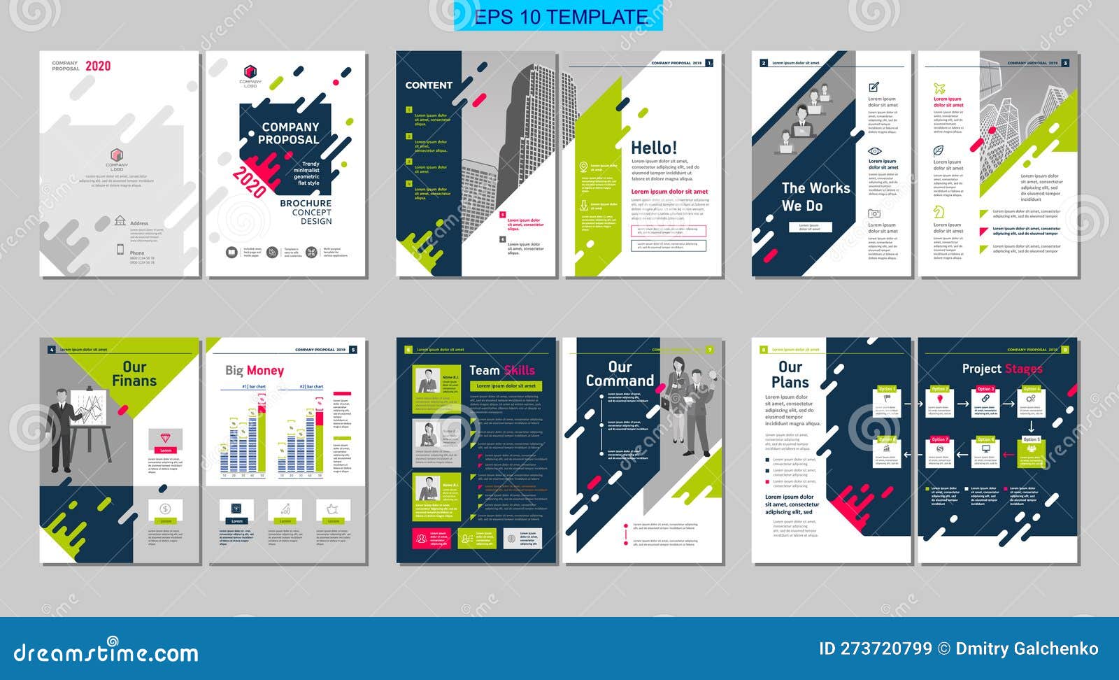 Brochure Creative Design. Multipurpose Universal Template, Include ...