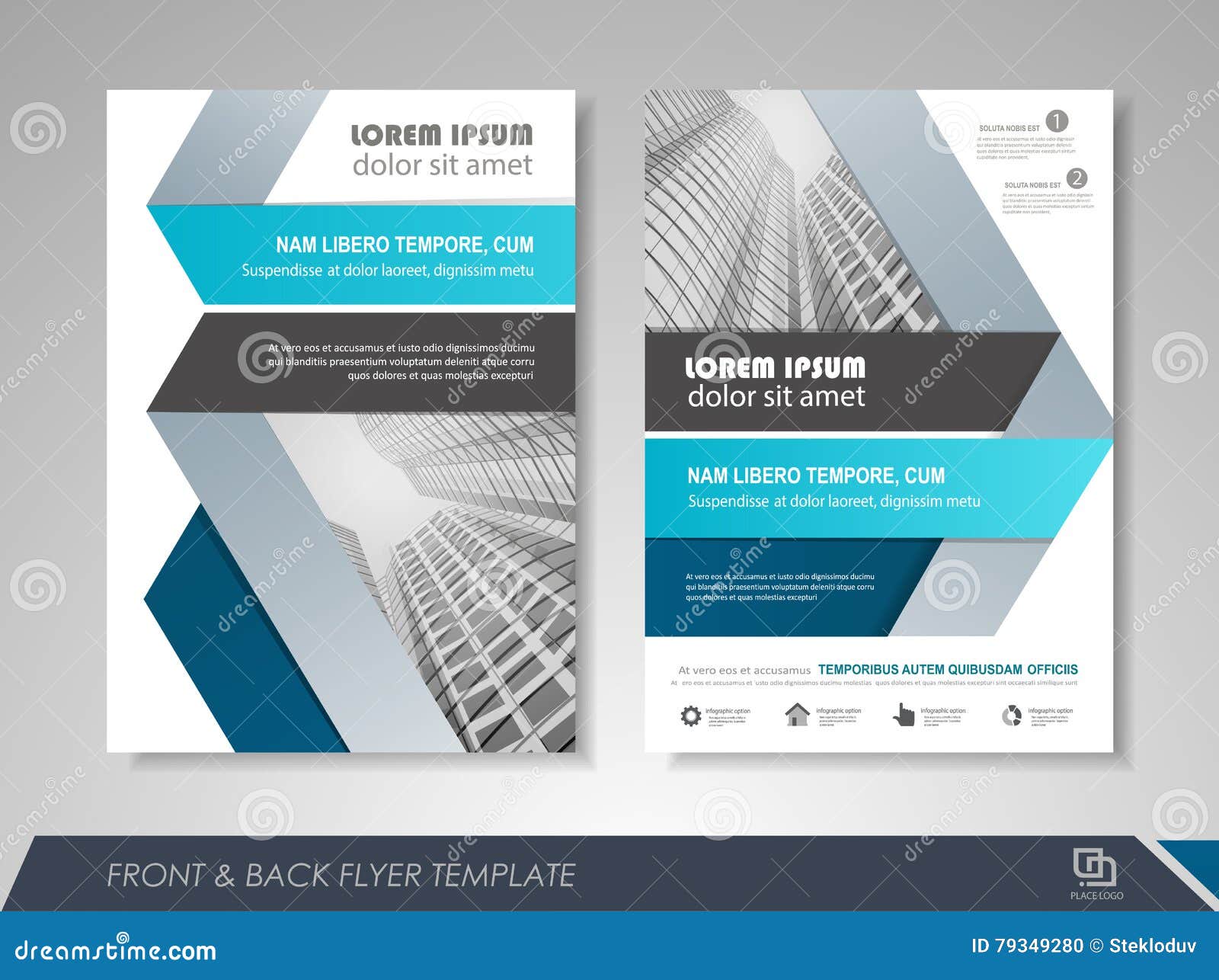 Brochure design concept stock vector. Illustration of corporate - 79349280