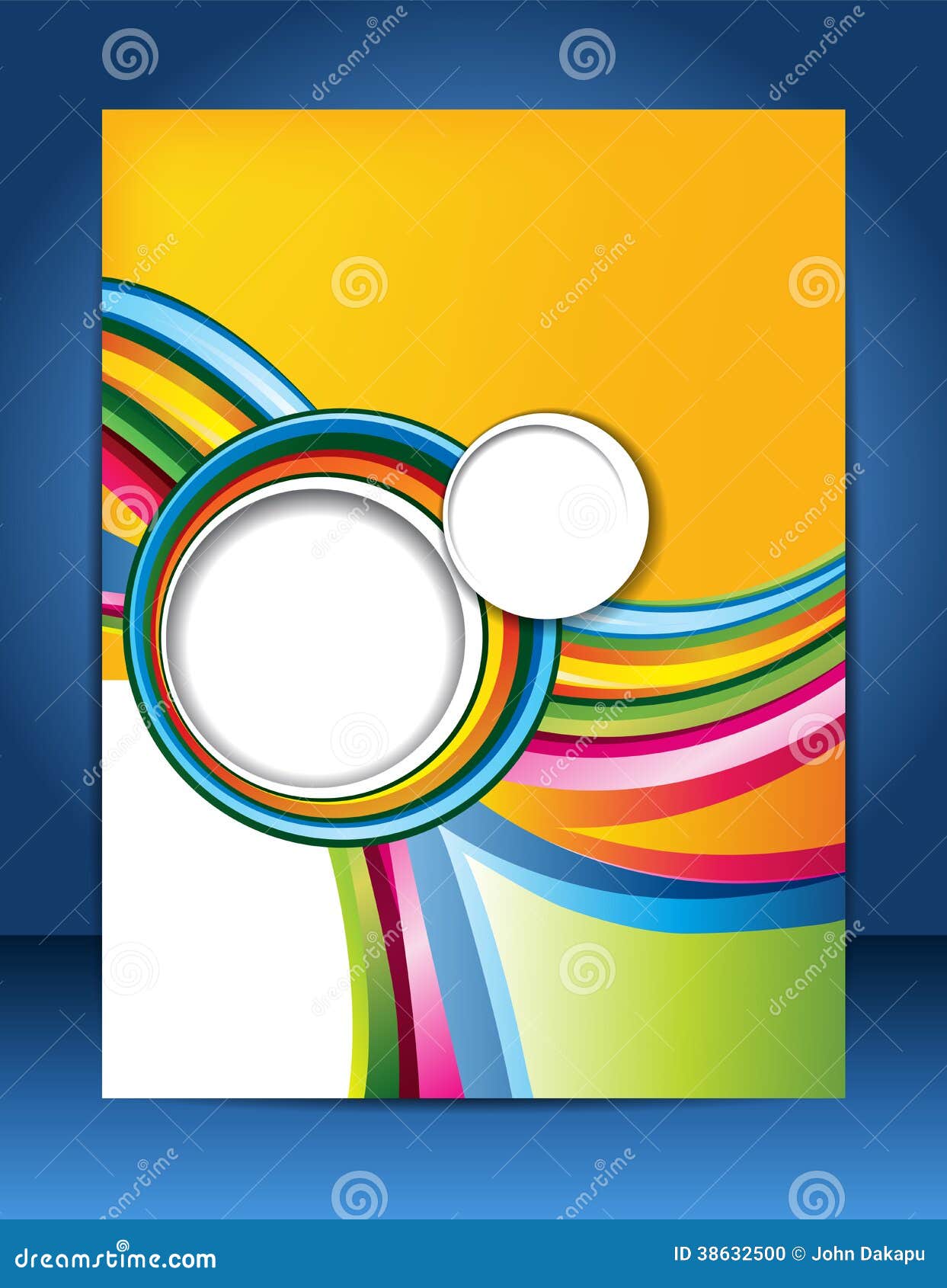 Brochure design stock illustration. Illustration of creative - 38632500