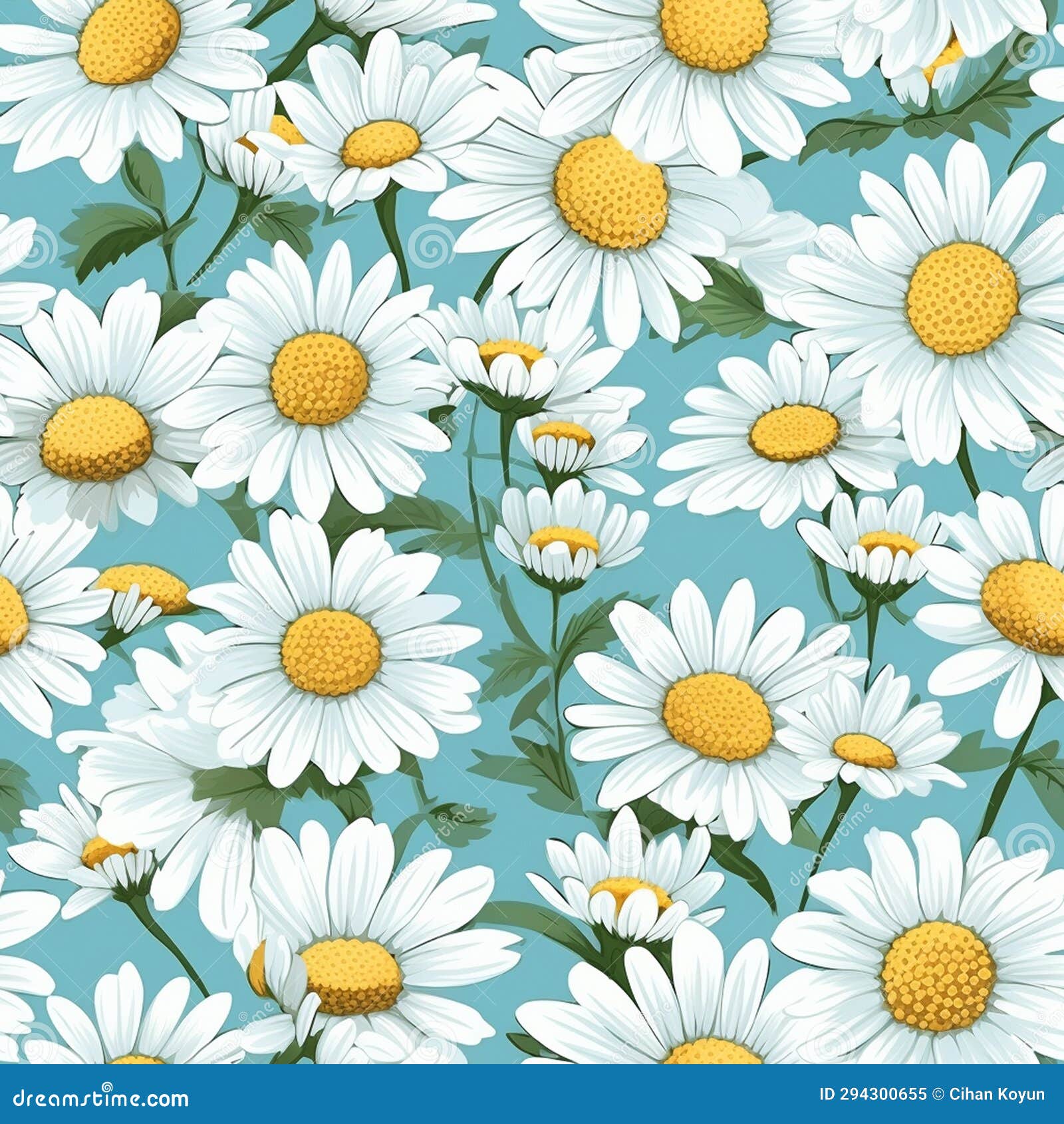 Brochure Design Daisy Illustration for Feminine Touch Stock ...