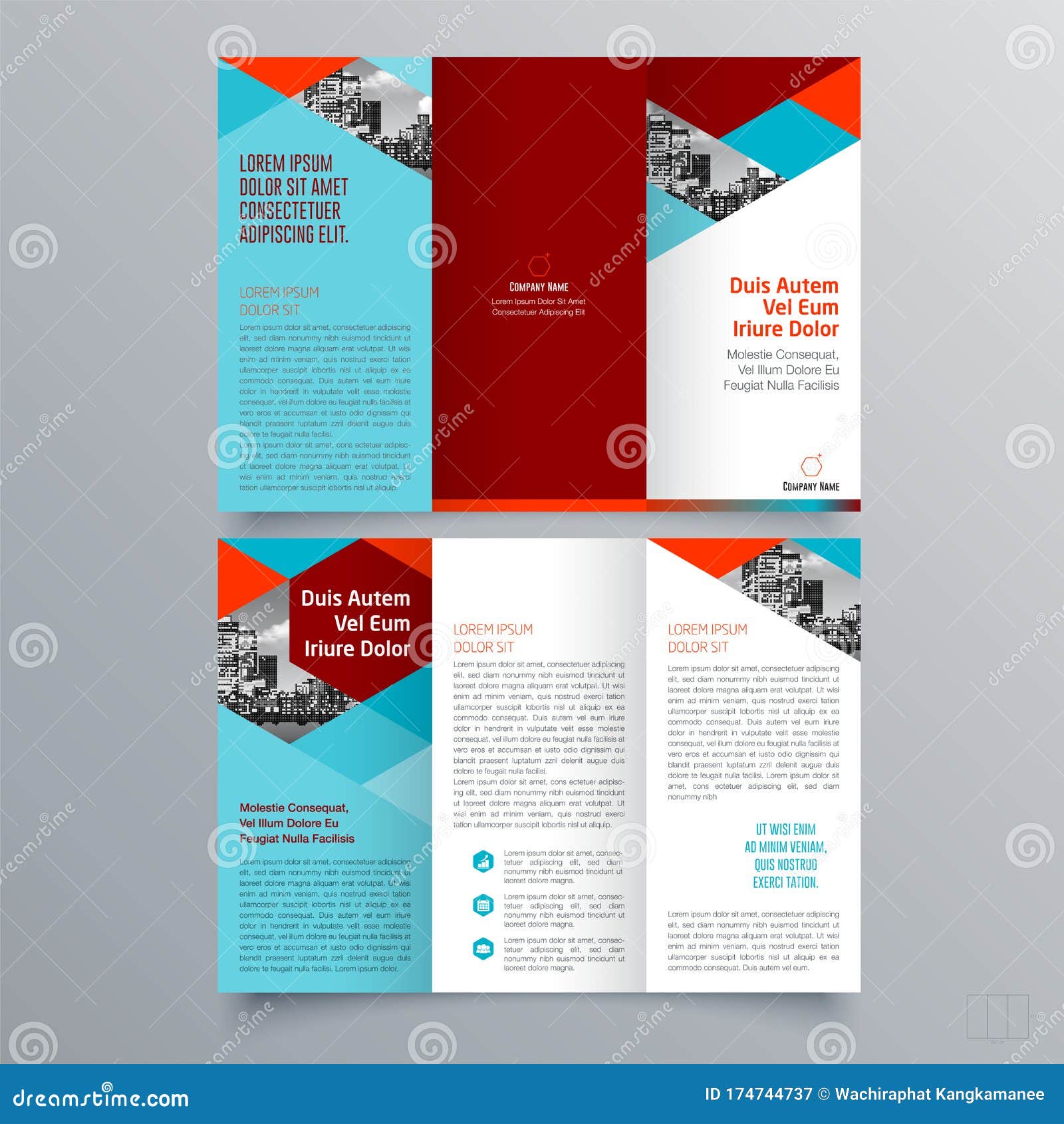 Brochure Design, Brochure Template, Creative Tri-fold, Trend Brochure ...