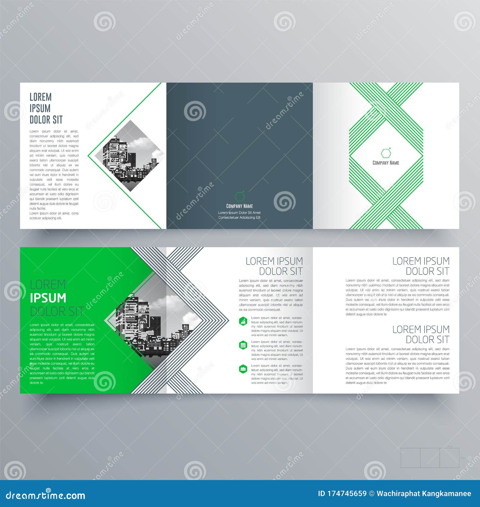 Brochure Design, Brochure Template, Creative Tri-fold, Trend Brochure ...