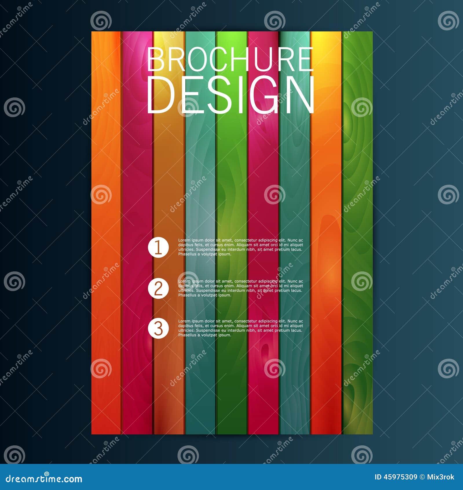 Brochure design stock vector. Illustration of company - 45975309