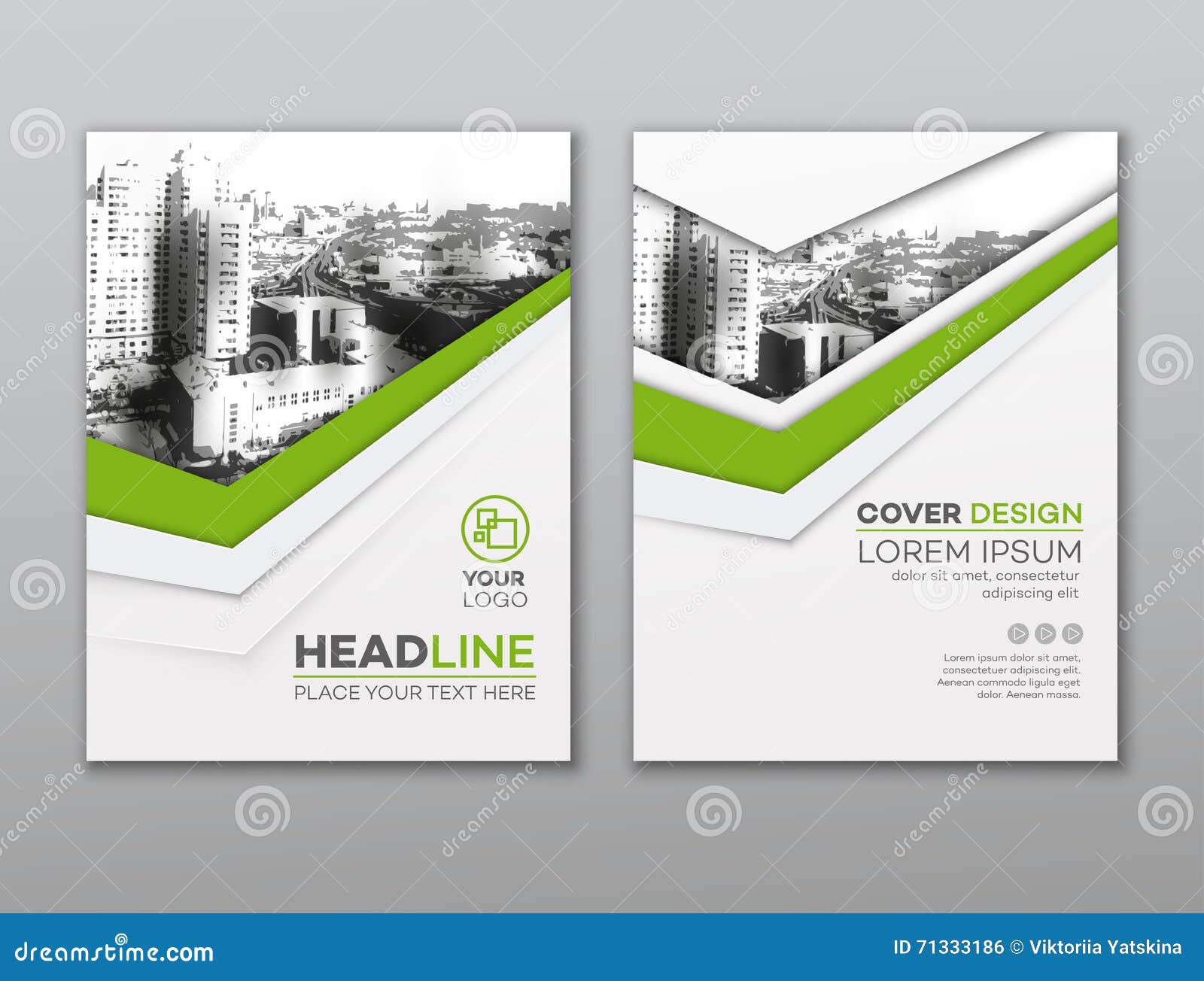 Brochure Flyer Design Template. Leaflet Cover Presentation Abstract ...