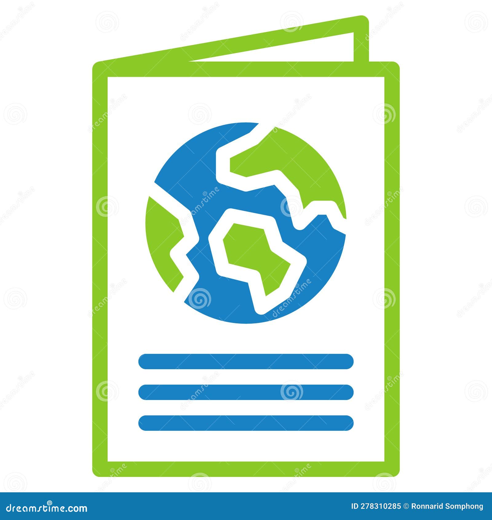 Brochure Icon Vector Sign Symbol Graphic Illustration Stock Vector ...