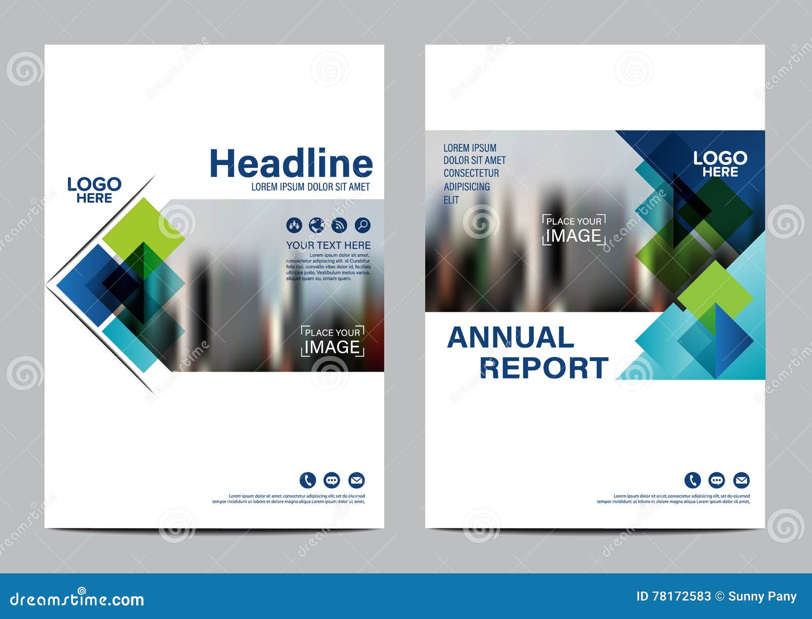 Flyer, Leaflet, Booklet Layout. Editable Design Te Cartoon Vector ...