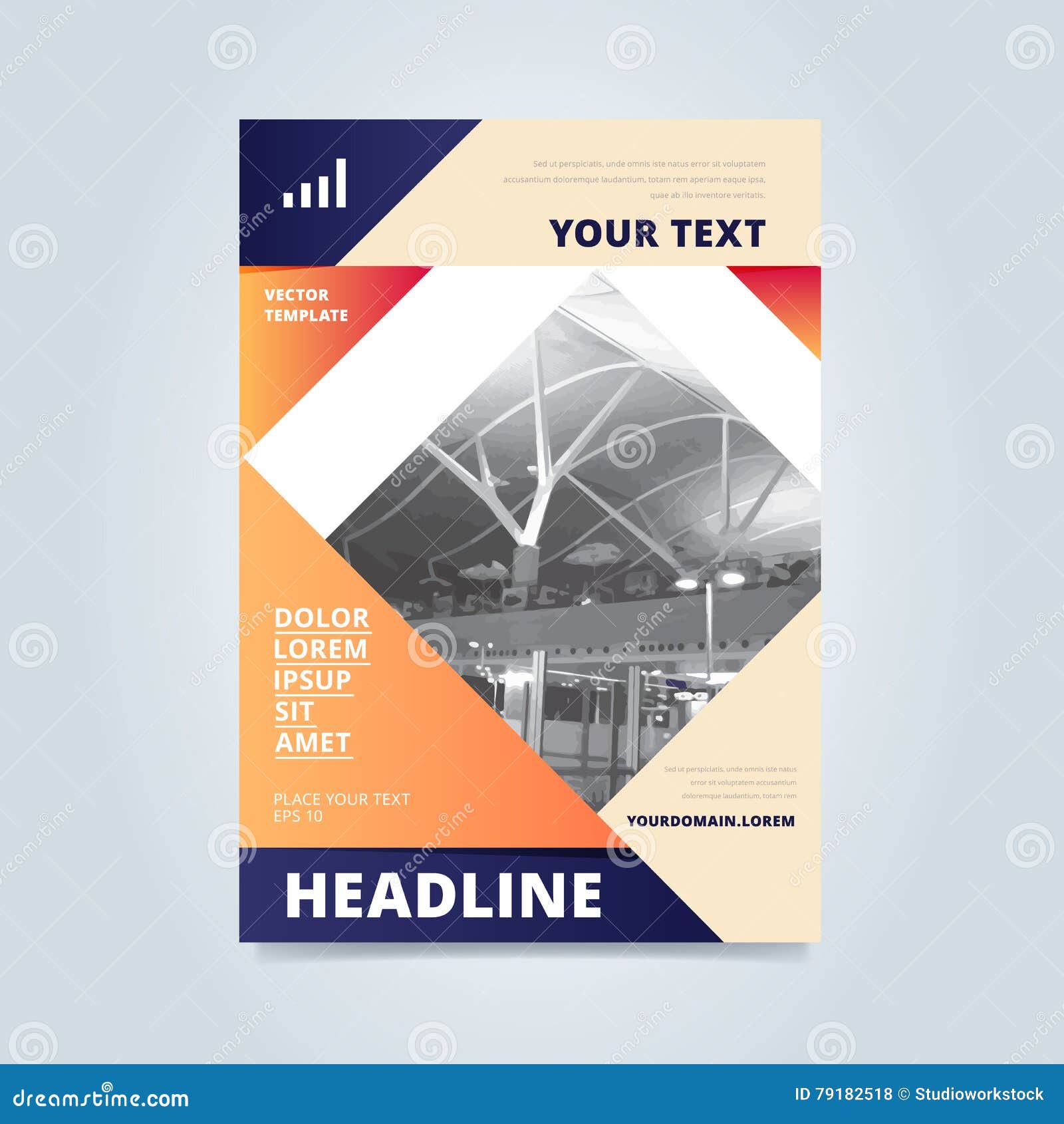 Brochure Layout Design Vector Illustration Stock Vector - Illustration ...