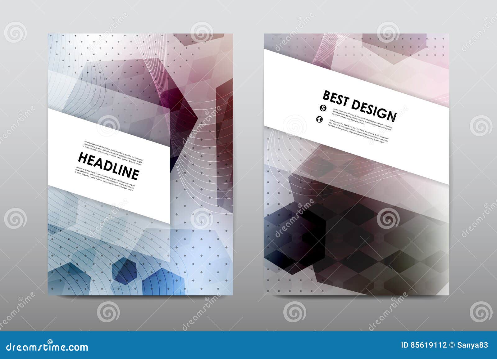 Brochure Layout Template Flyer Design Vector, Magazine Booklet Cover ...