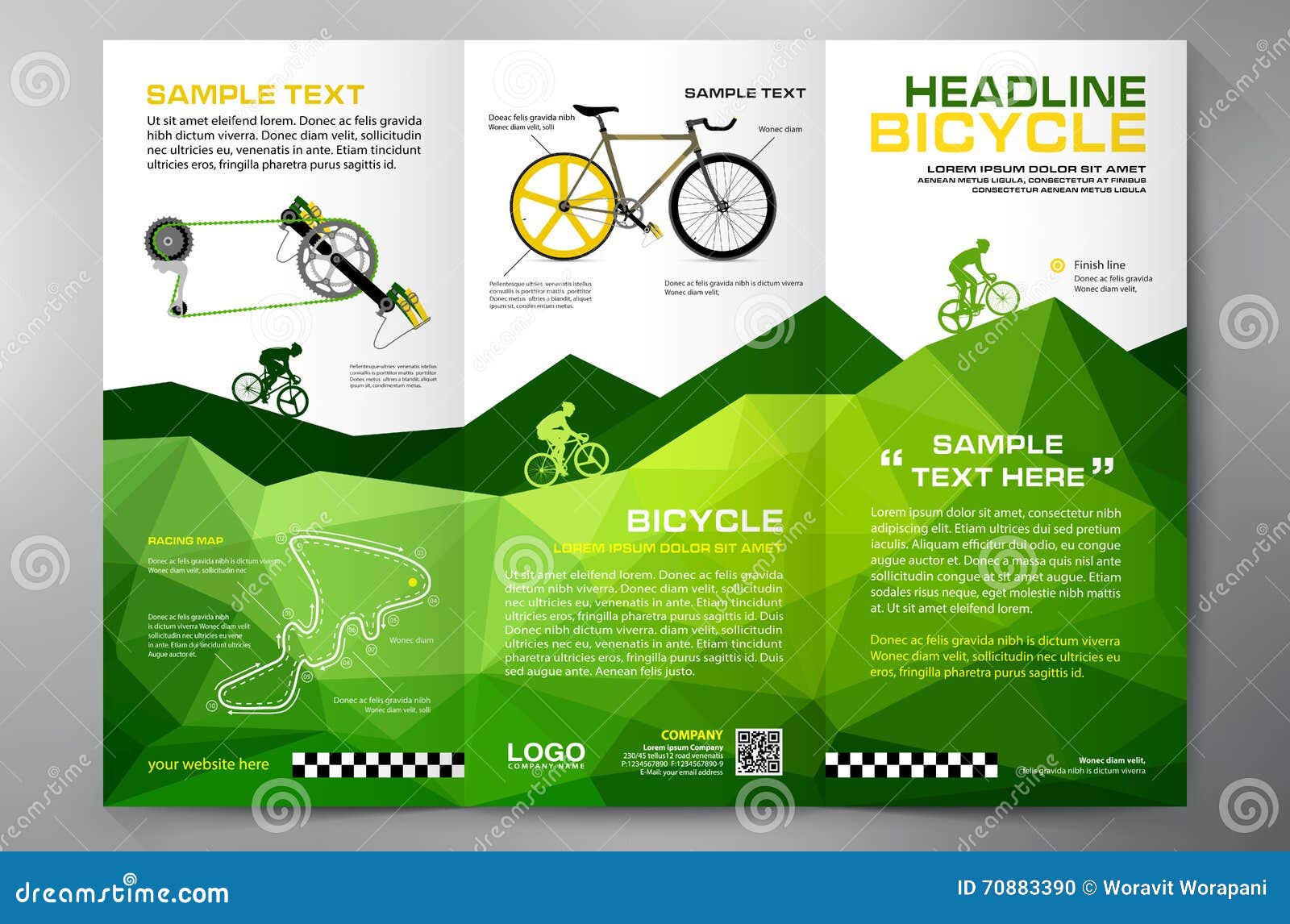 Leaflet Design Cartoon Vector | CartoonDealer.com #31729347
