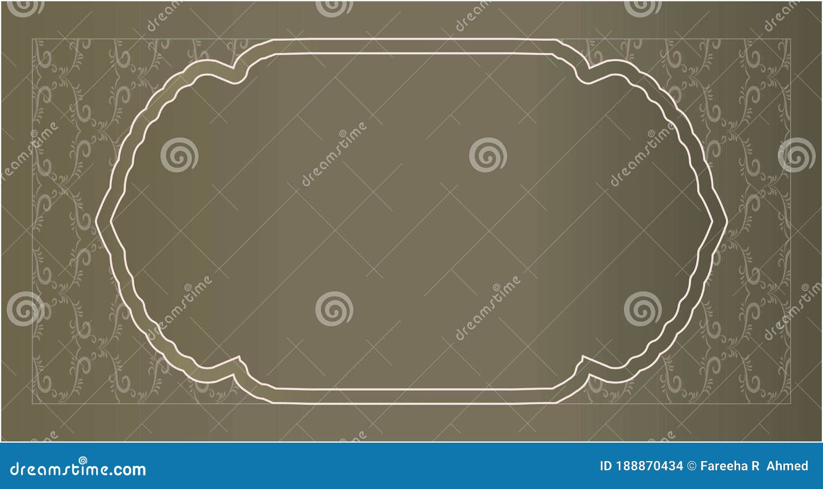Classic Design Frame for Cards, Decoration, Border Pattern for Posters ...